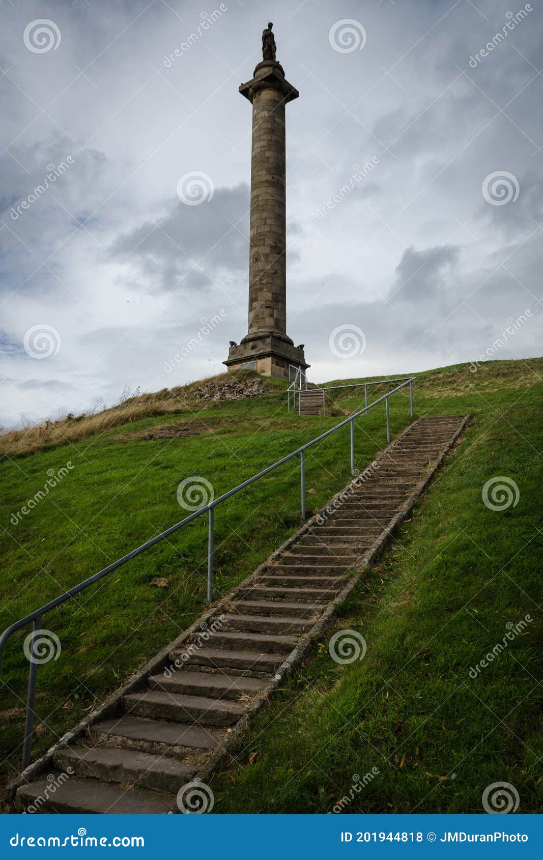 Elgin Viewpoint with Statue of the Duke of Gordon on Lady Hill ...