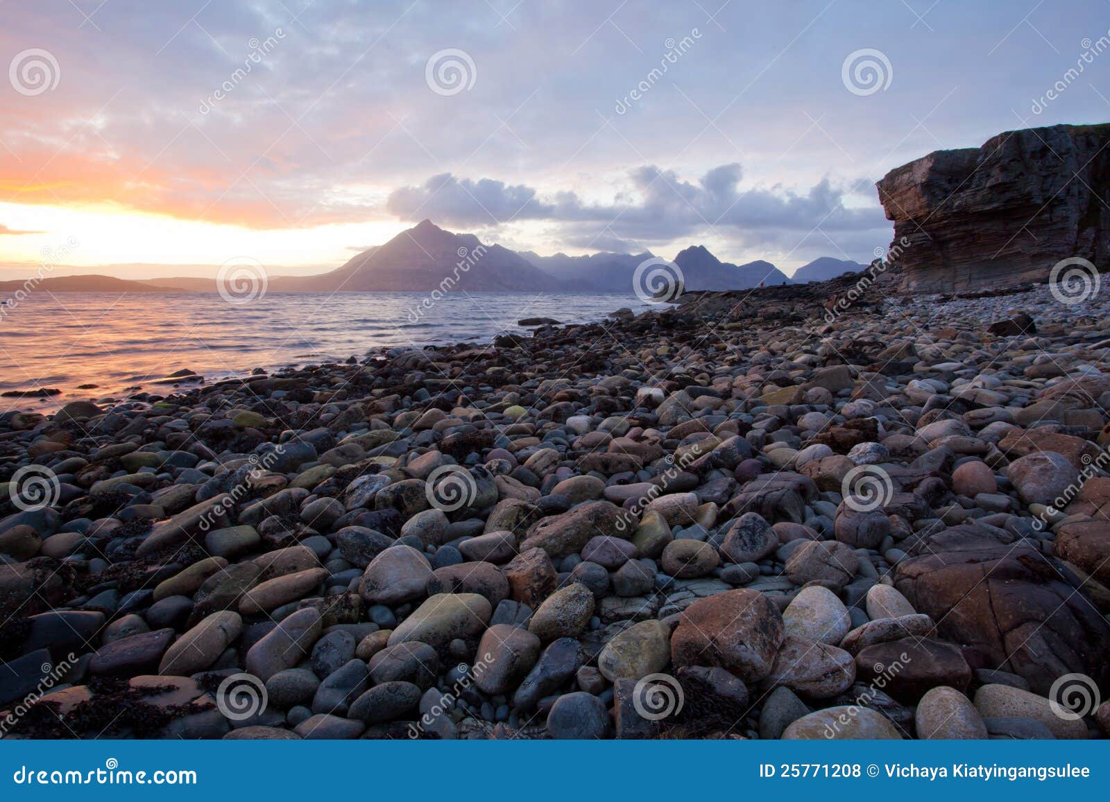 Elgol Coast Scotland stock photo. Image of britain, cliff - 25771208