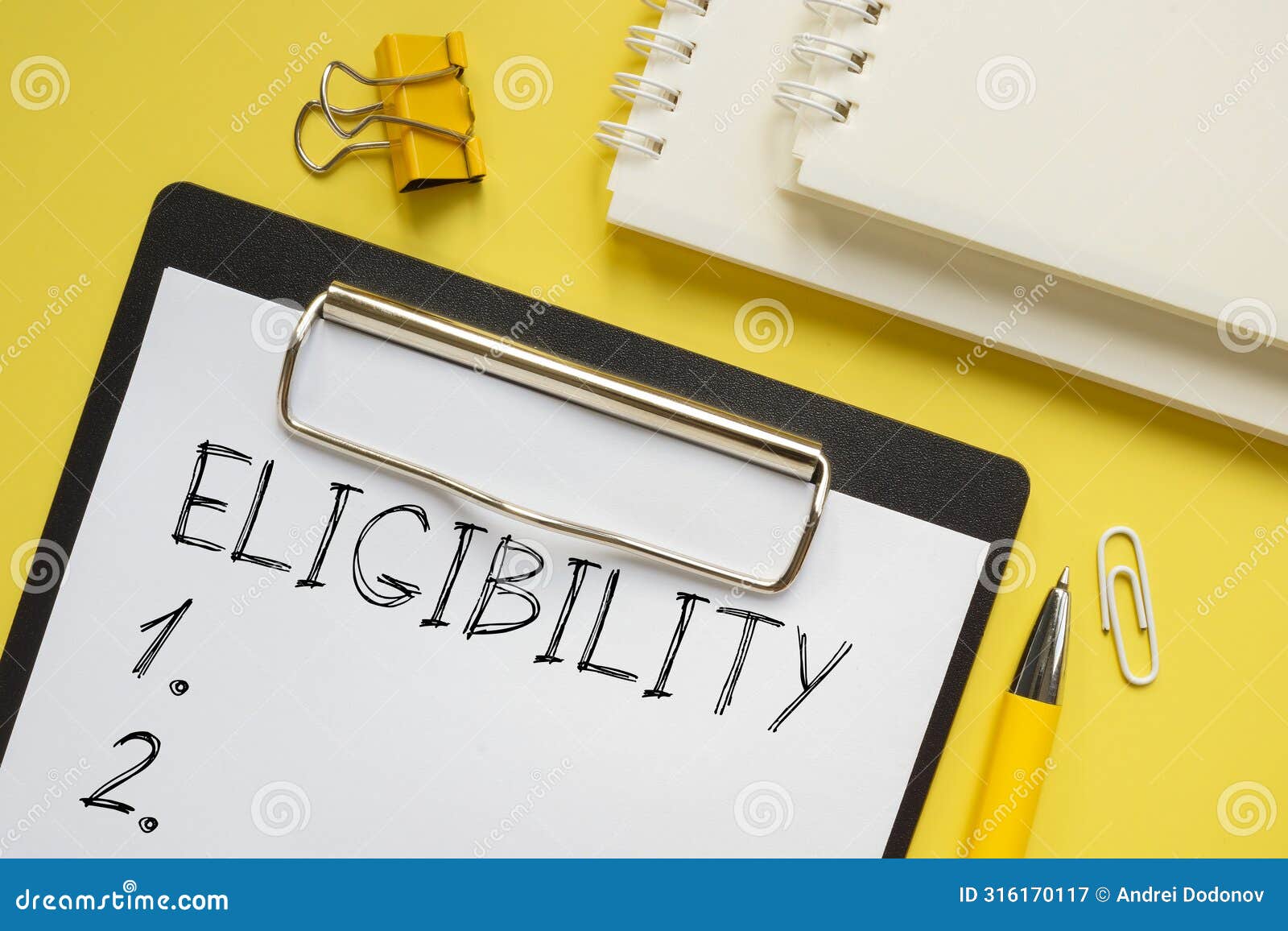 Eligibility List is Shown Using the Text Stock Image - Image of voting ...