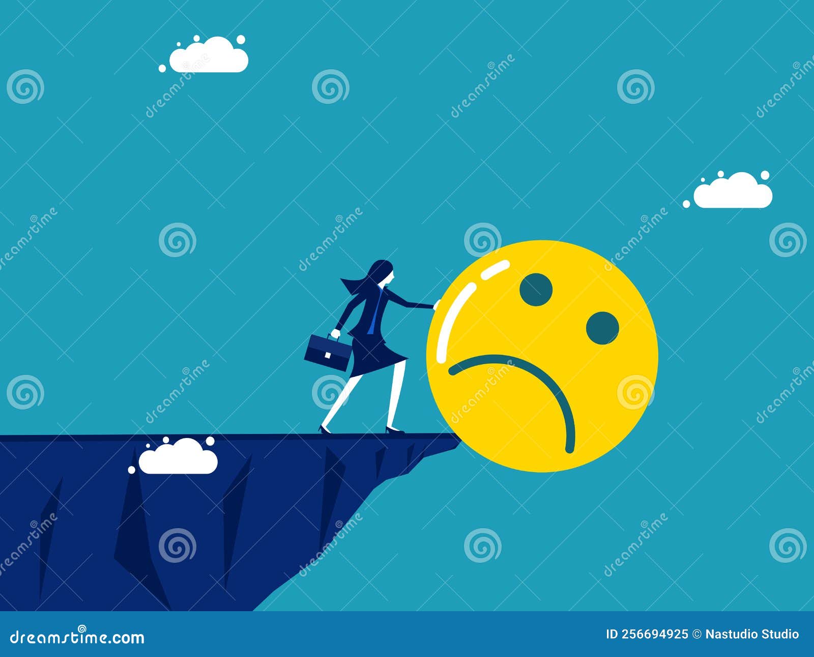 Eliminate Negative Thoughts. Businesswomen Leave Negative Thoughts ... Eliminate Negative Thoughts. Businesswomen Leave Negative Thoughts ...