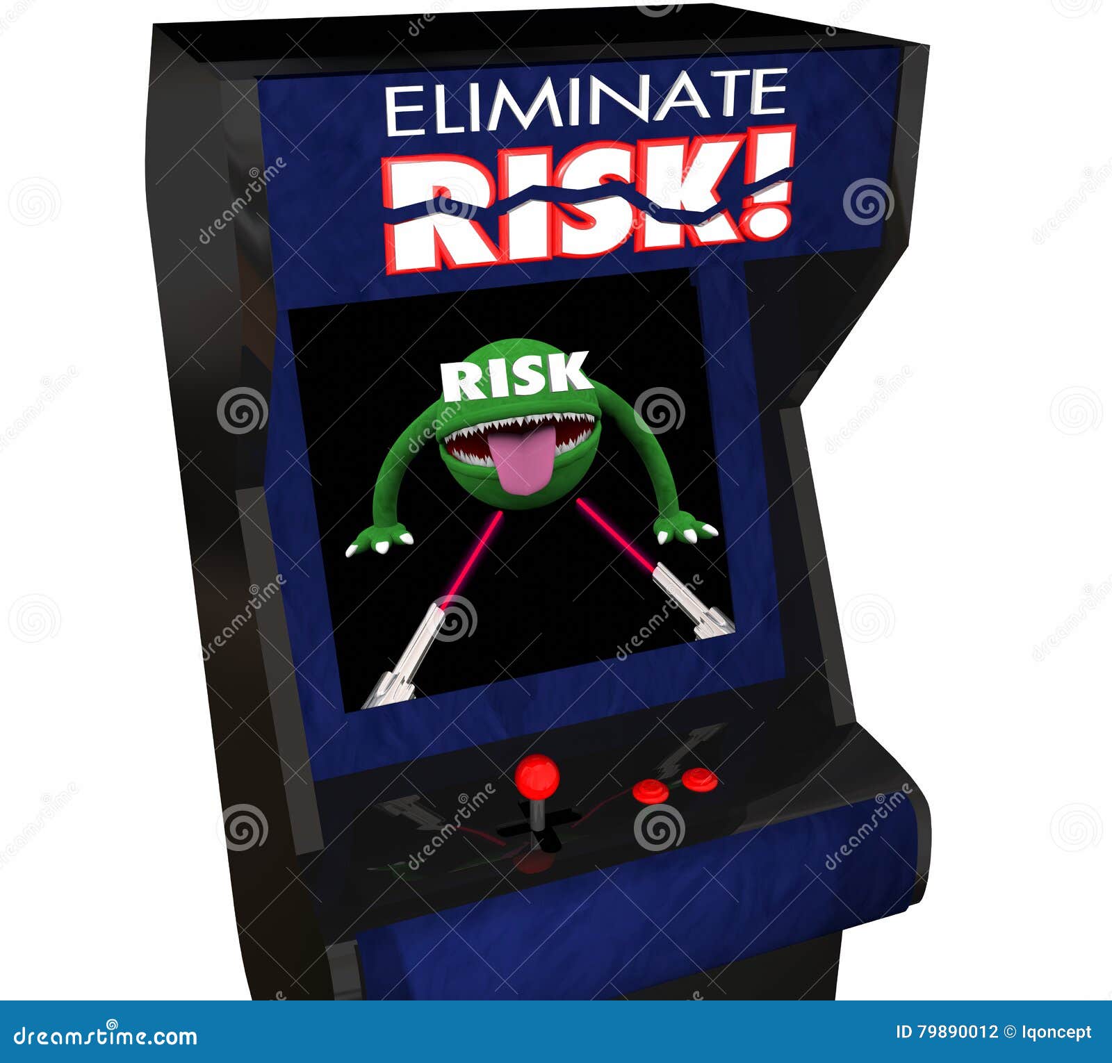 Eliminate Risk Reduce Danger Security Safety Arcade Game 3d ...