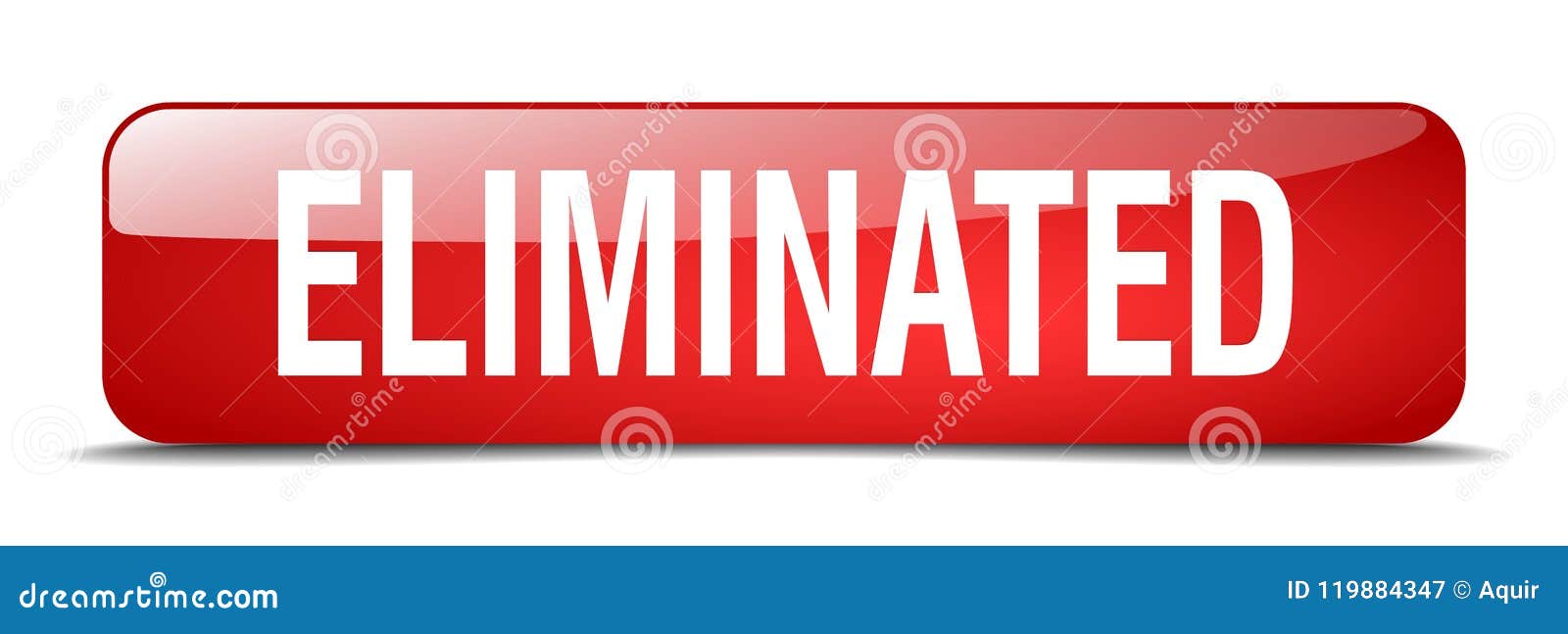 Eliminated button stock vector. Illustration of button - 119884347