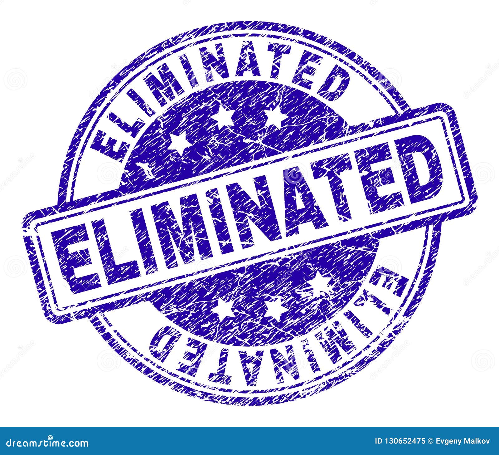 Grunge Textured ELIMINATED Stamp Seal Stock Vector - Illustration of ...