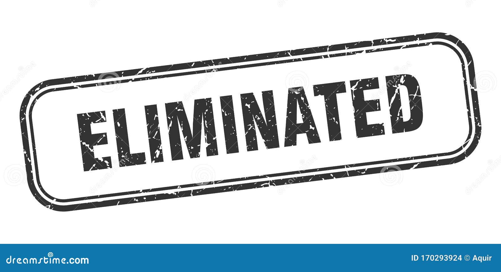 Eliminated Stamp. Eliminated Square Grunge Sign Stock Vector ...
