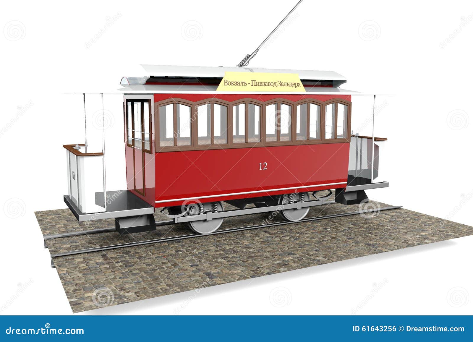 Elisavetgrad tram stock illustration. Illustration of button - 61643256