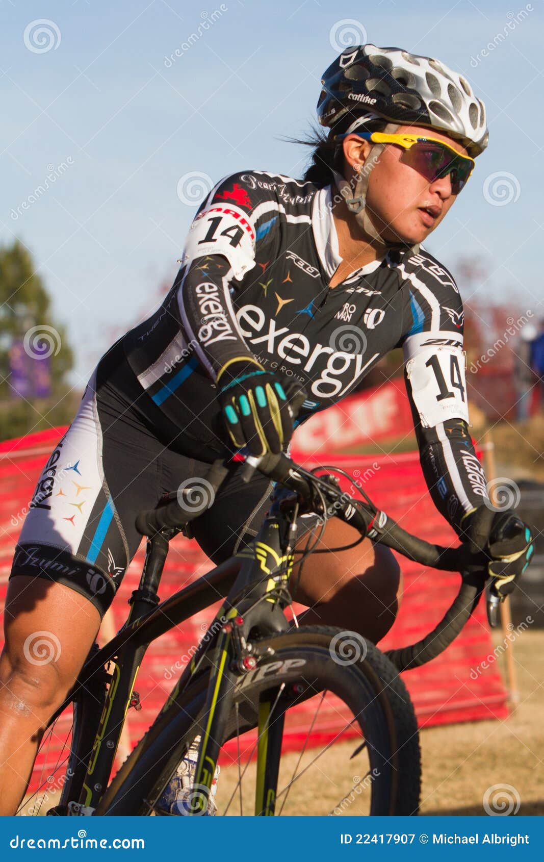 Elite Woman Cyclocross Racer Editorial Photography - Image of national ...