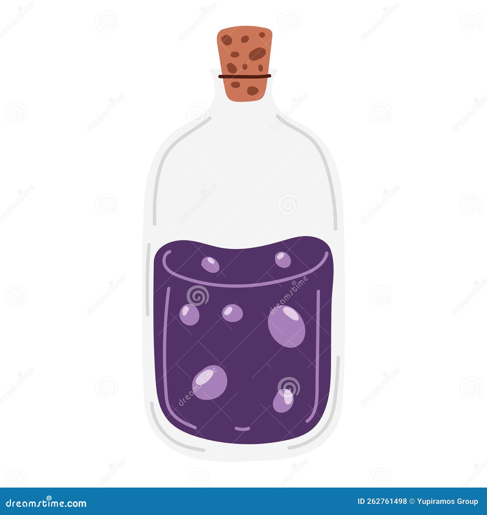 Elixir bottle esoteric stock vector. Illustration of design - 262761498