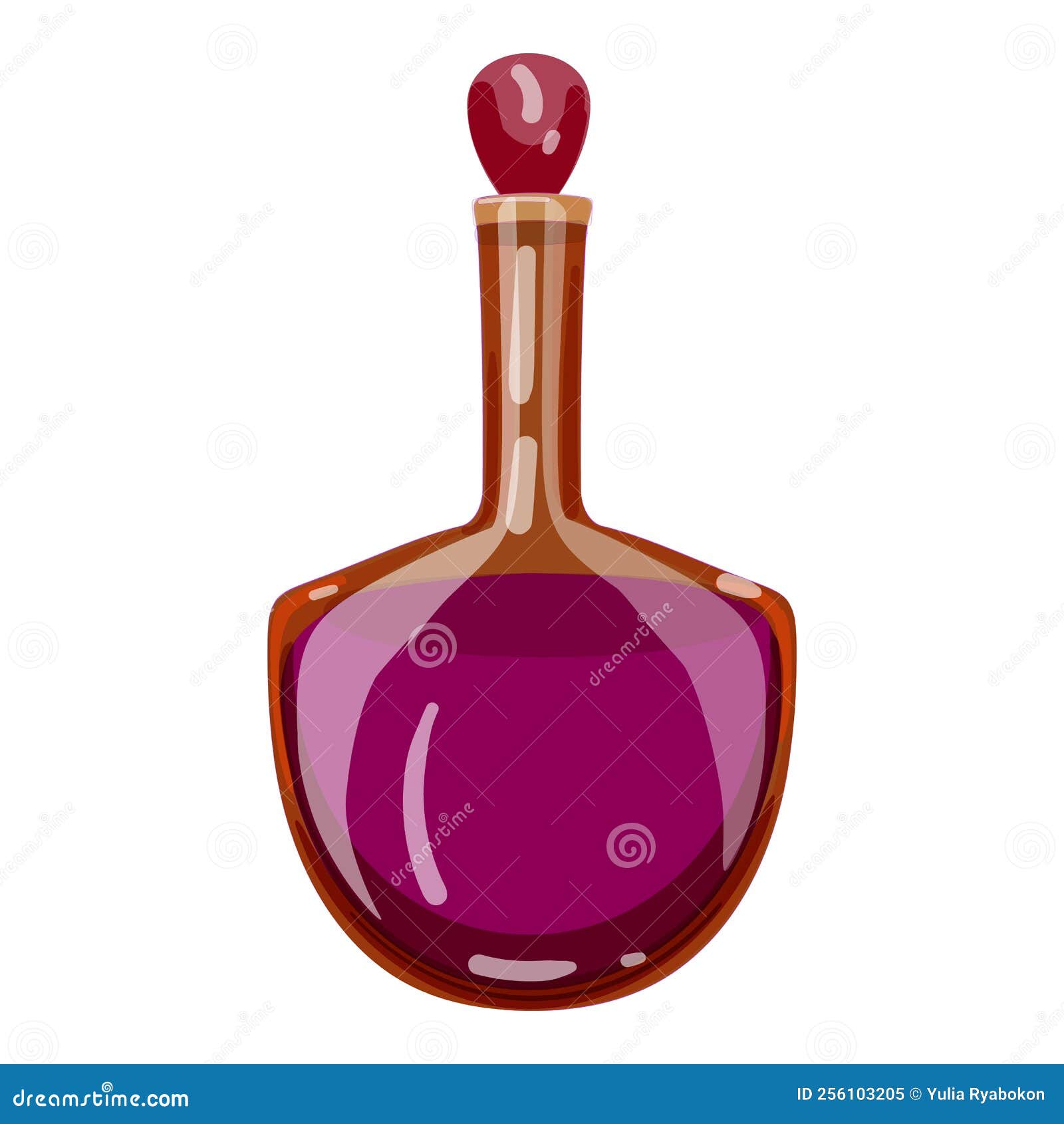 Elixir Bottle Icon Cartoon Vector. Magic Game Stock Vector ...