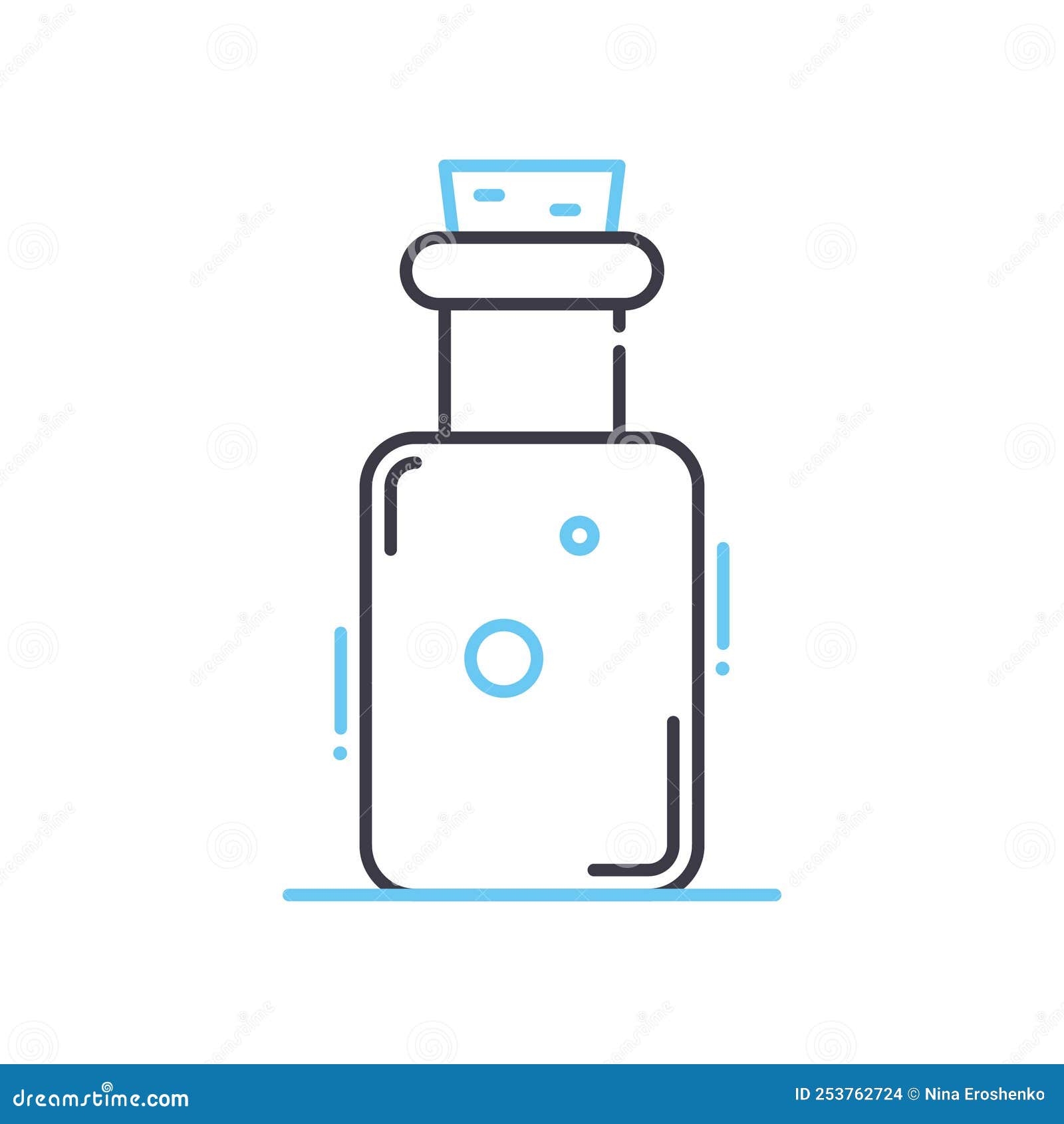 Elixir Line Icon, Outline Symbol, Vector Illustration, Concept Sign ...