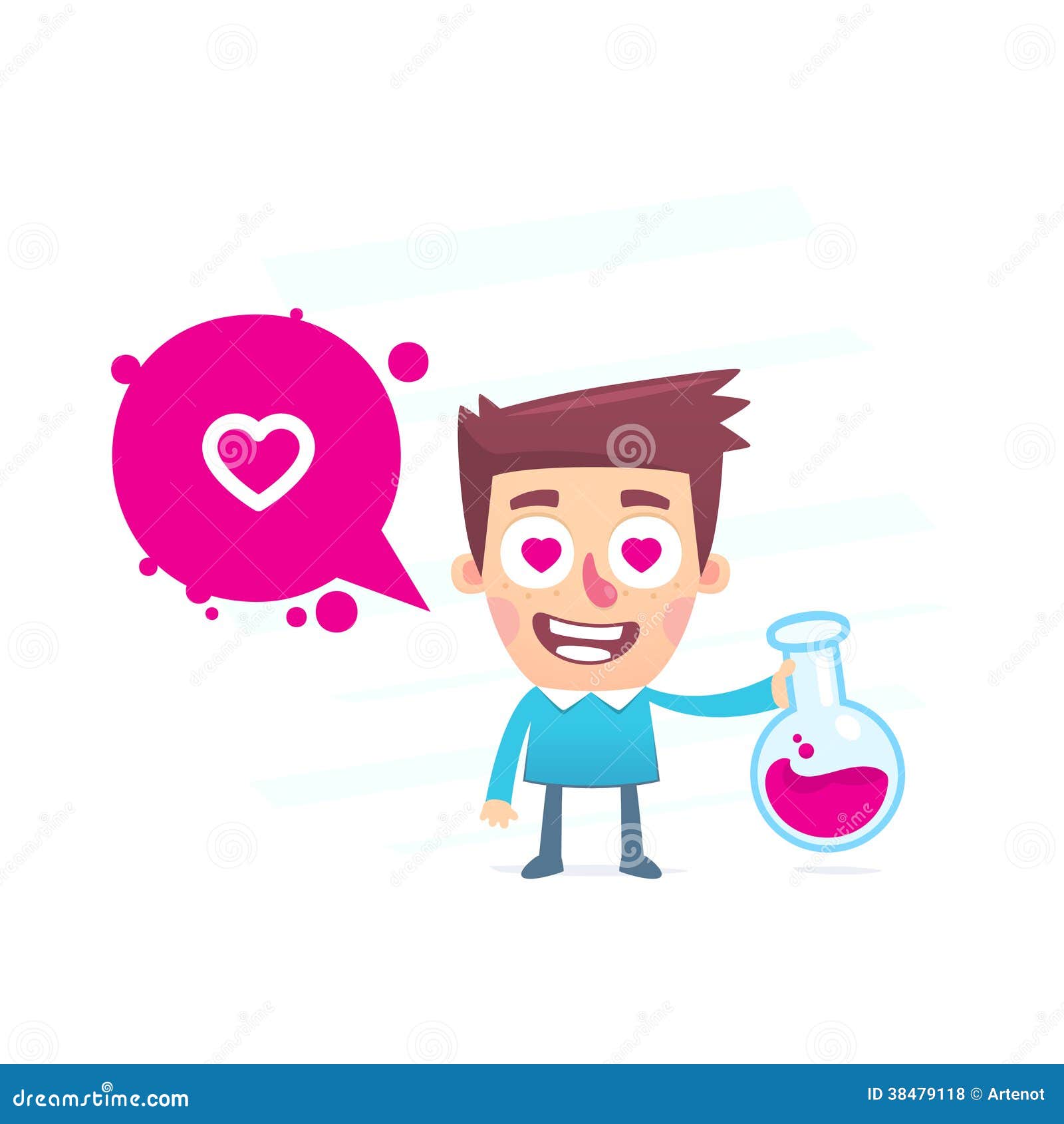 Elixir of Love stock illustration. Illustration of character - 38479118