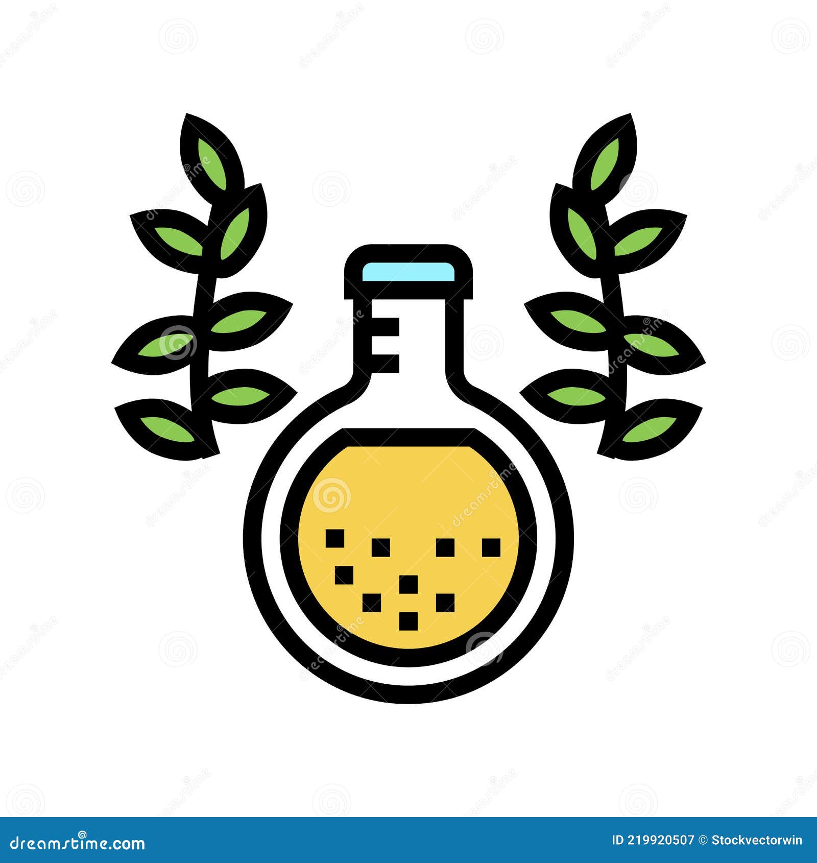 Elixir Phytotherapy Color Icon Vector Illustration Stock Vector ...