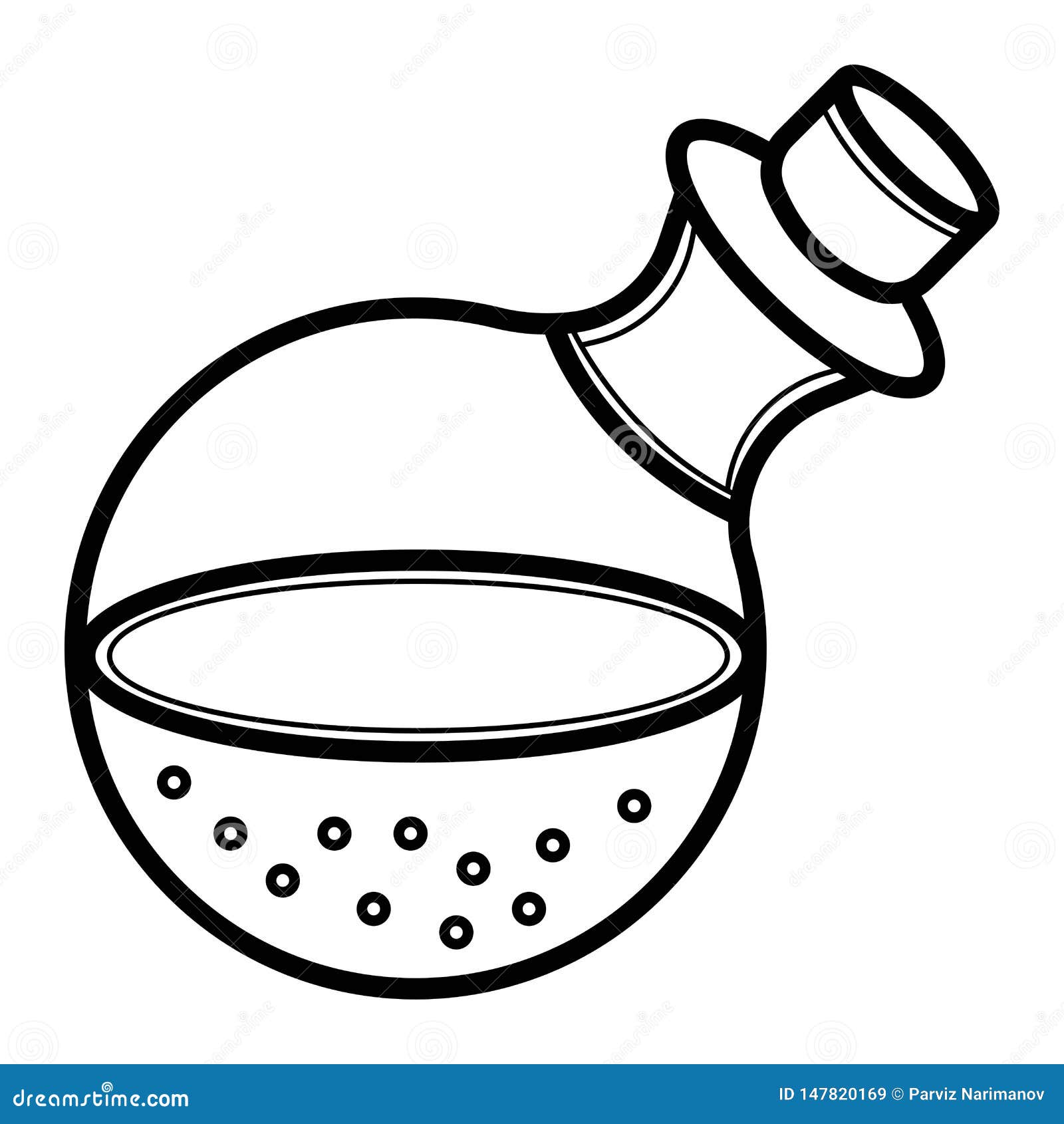 Elixir vector icon stock illustration. Illustration of container ...