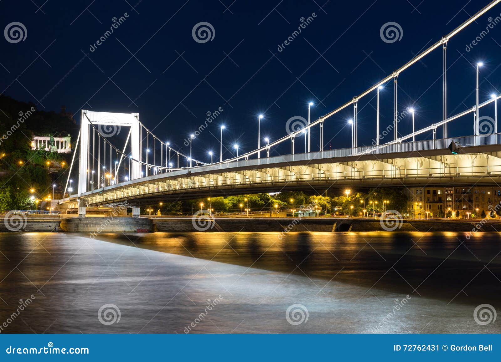 The Elizabeth Bridge stock image. Image of hungary, elizabeth - 72762431