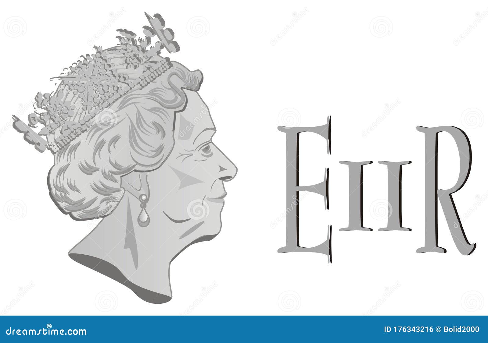 Queen Elizabeth II editorial photo. Illustration of britain - 176343216