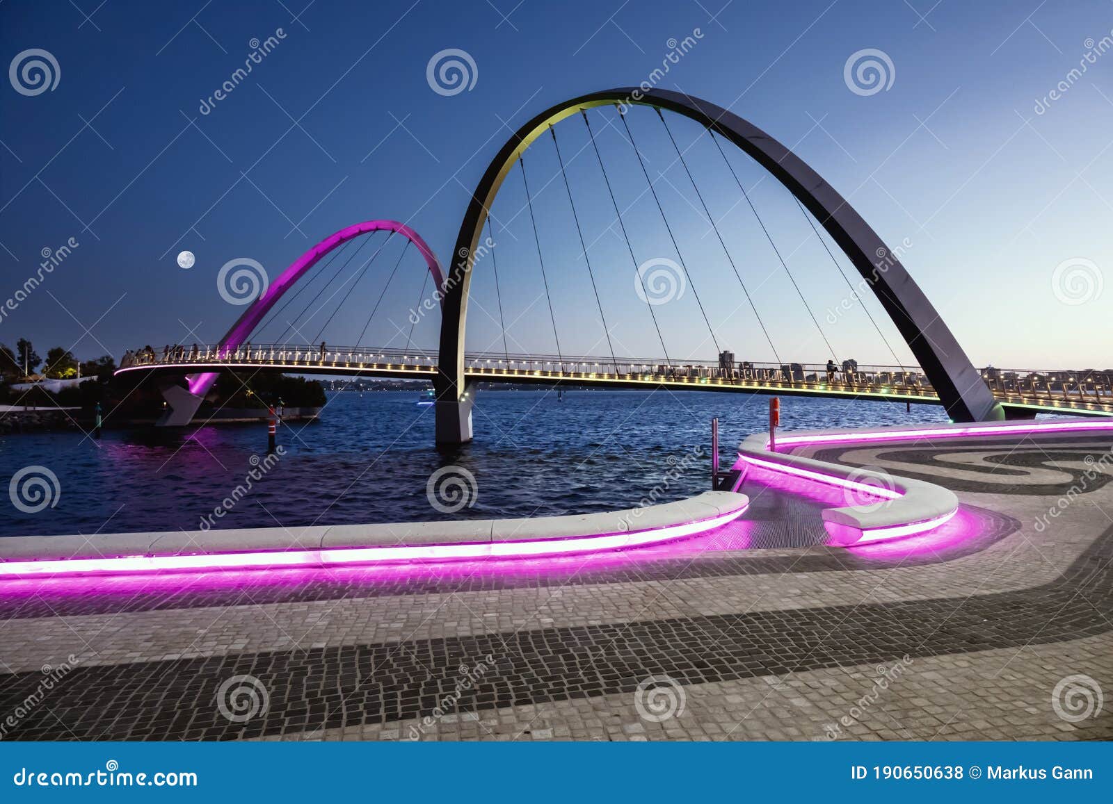 Elizabeth Quay Pedestrian Bridge Editorial Photo | CartoonDealer.com ... Elizabeth Quay Pedestrian Bridge Editorial Photo | CartoonDealer.com ...