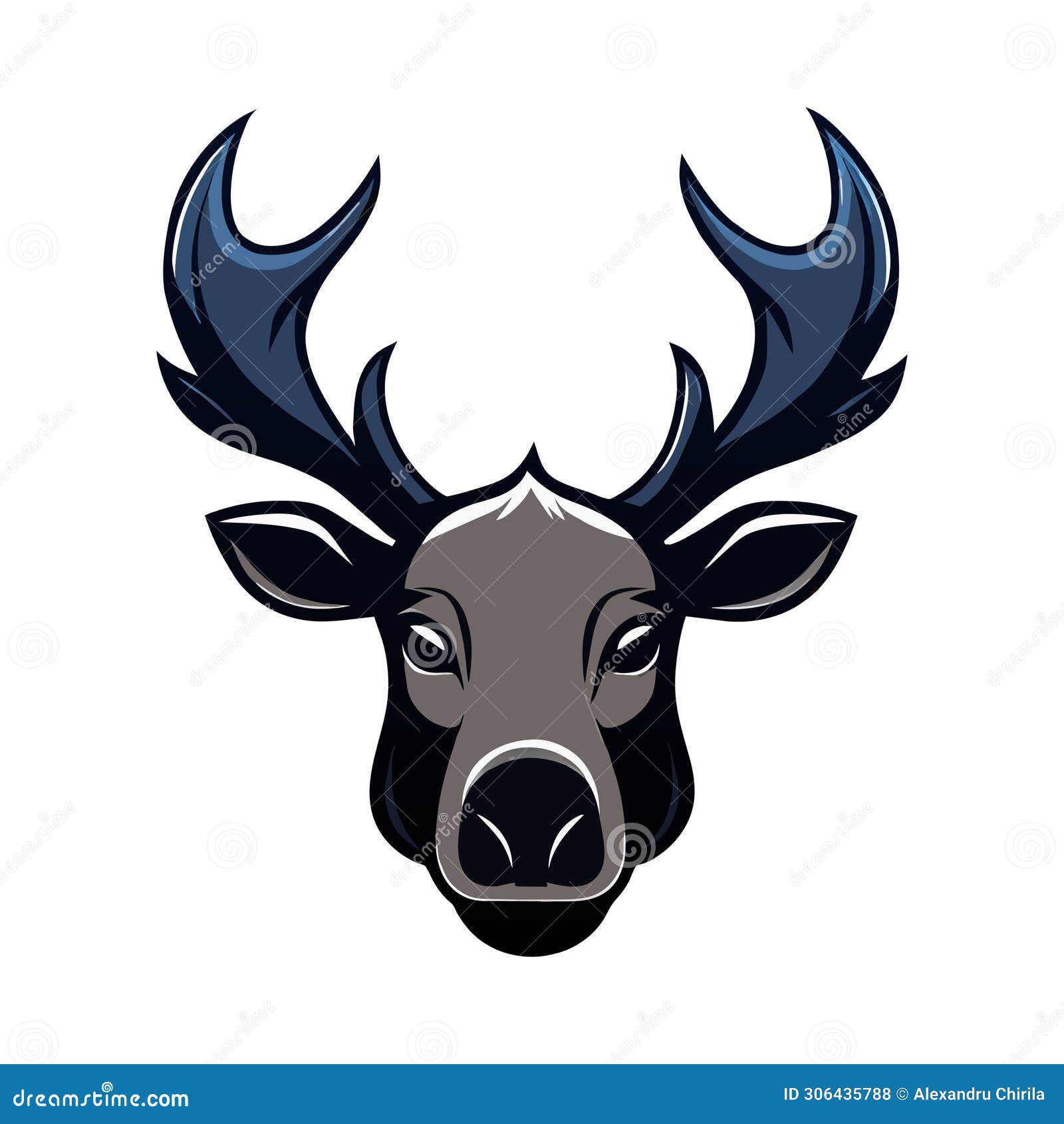 Elk graphic vector EPS stock illustration. Illustration of souvenirs ...