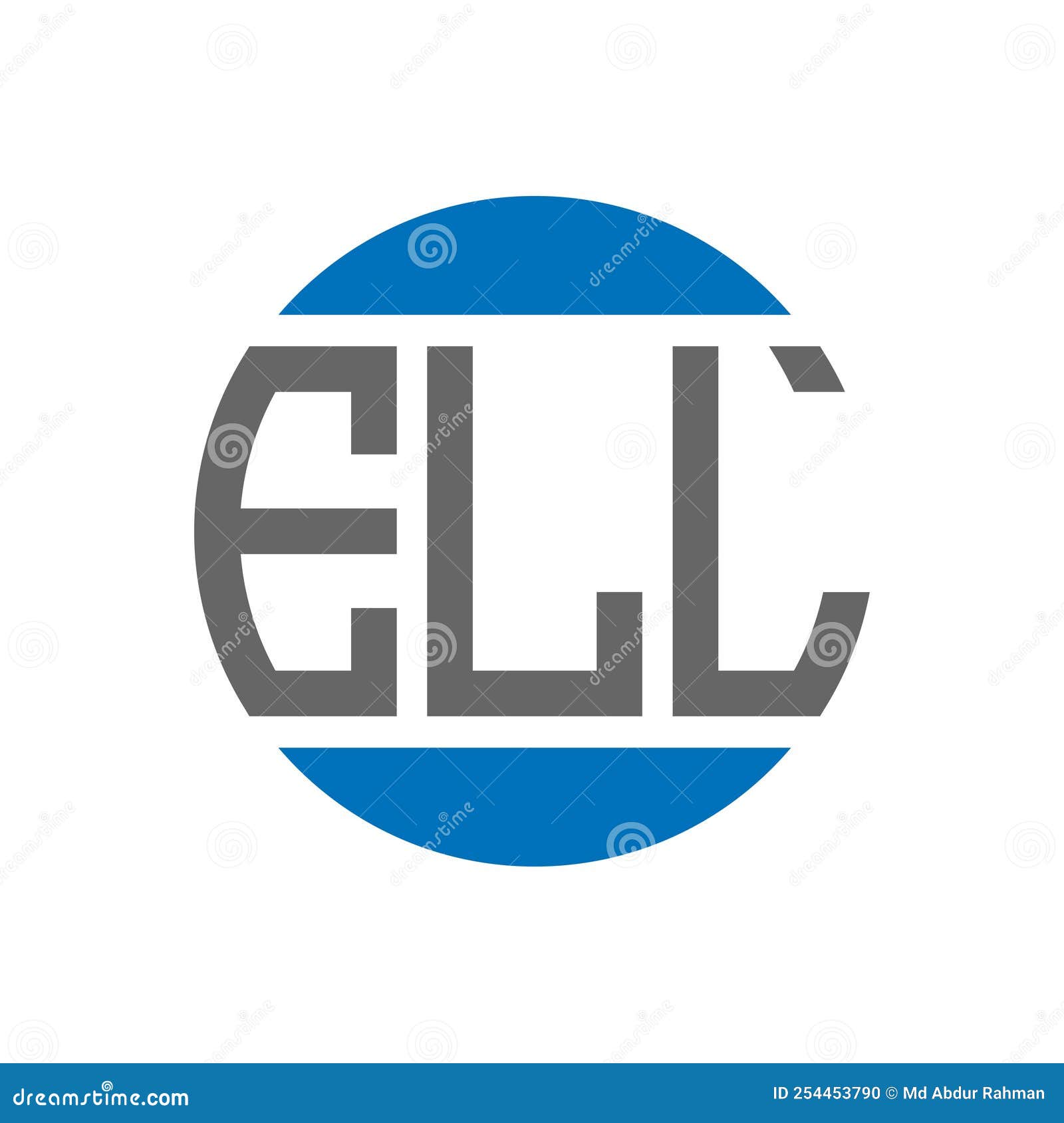 ELL Letter Logo Design On White Background. ELL Creative Initials ...