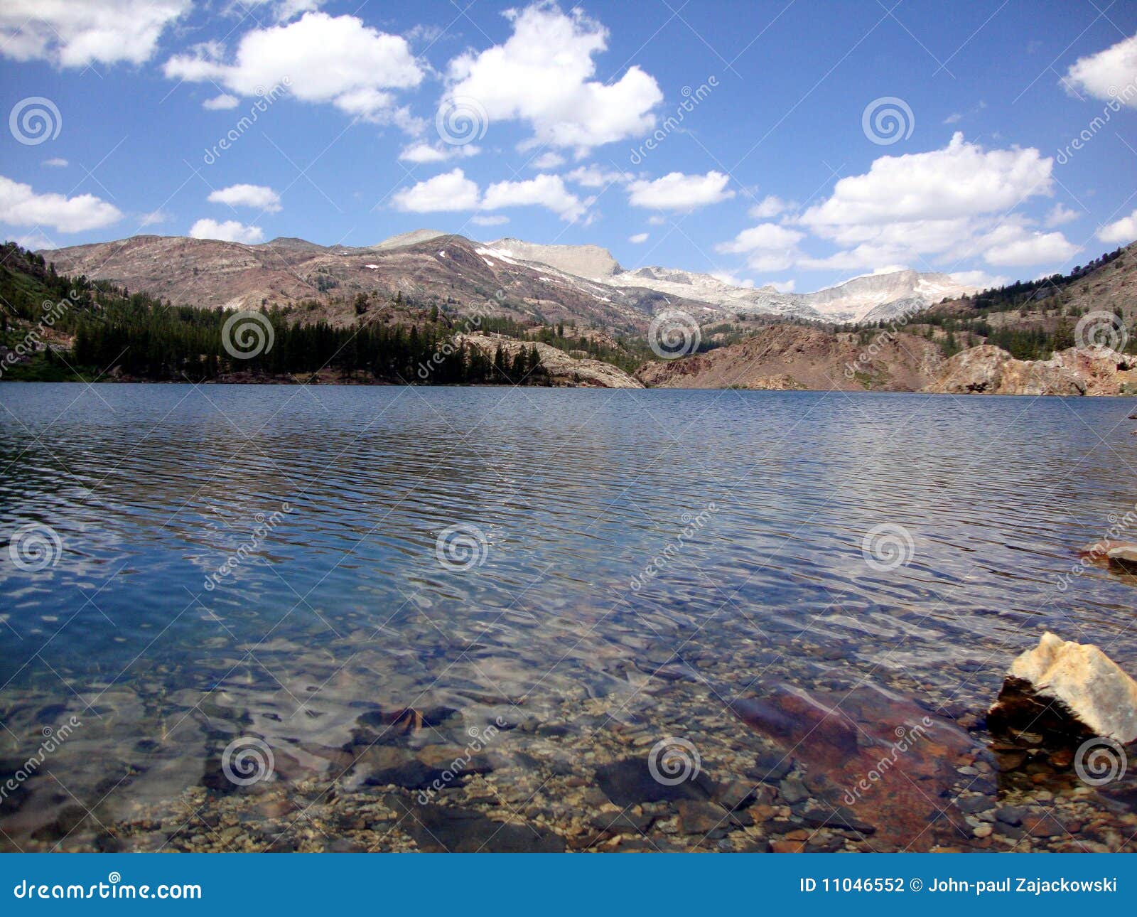 Ellery Lake stock photo. Image of reflection, tioga, park - 11046552