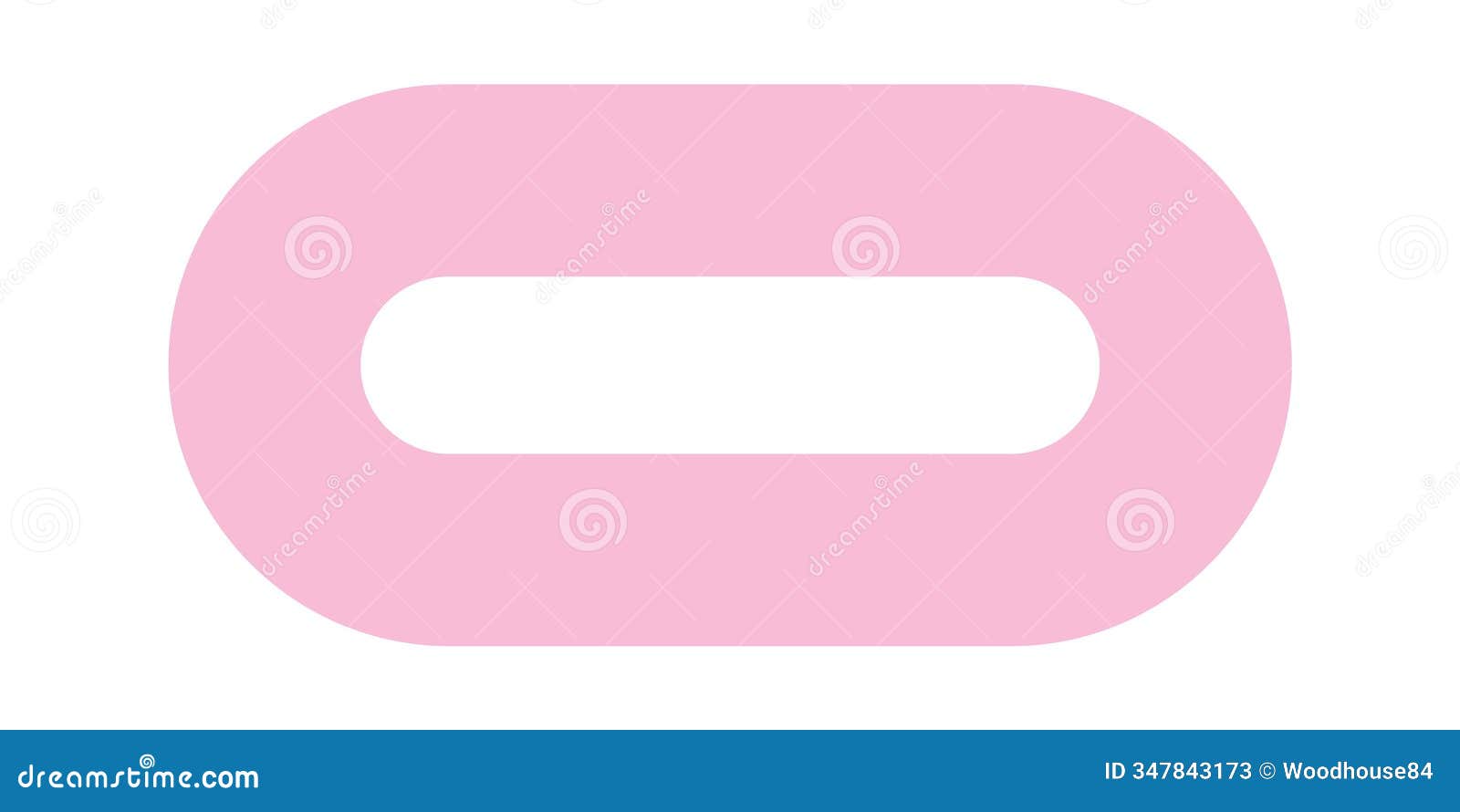 Ellipse Frame Blank Design Template With Paw Print Animals On Blue ...