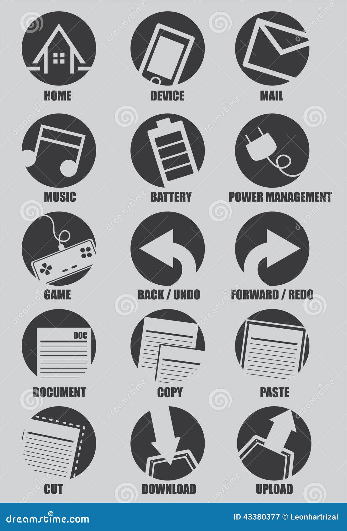 Ellipse icon pack stock vector. Illustration of back - 43380377