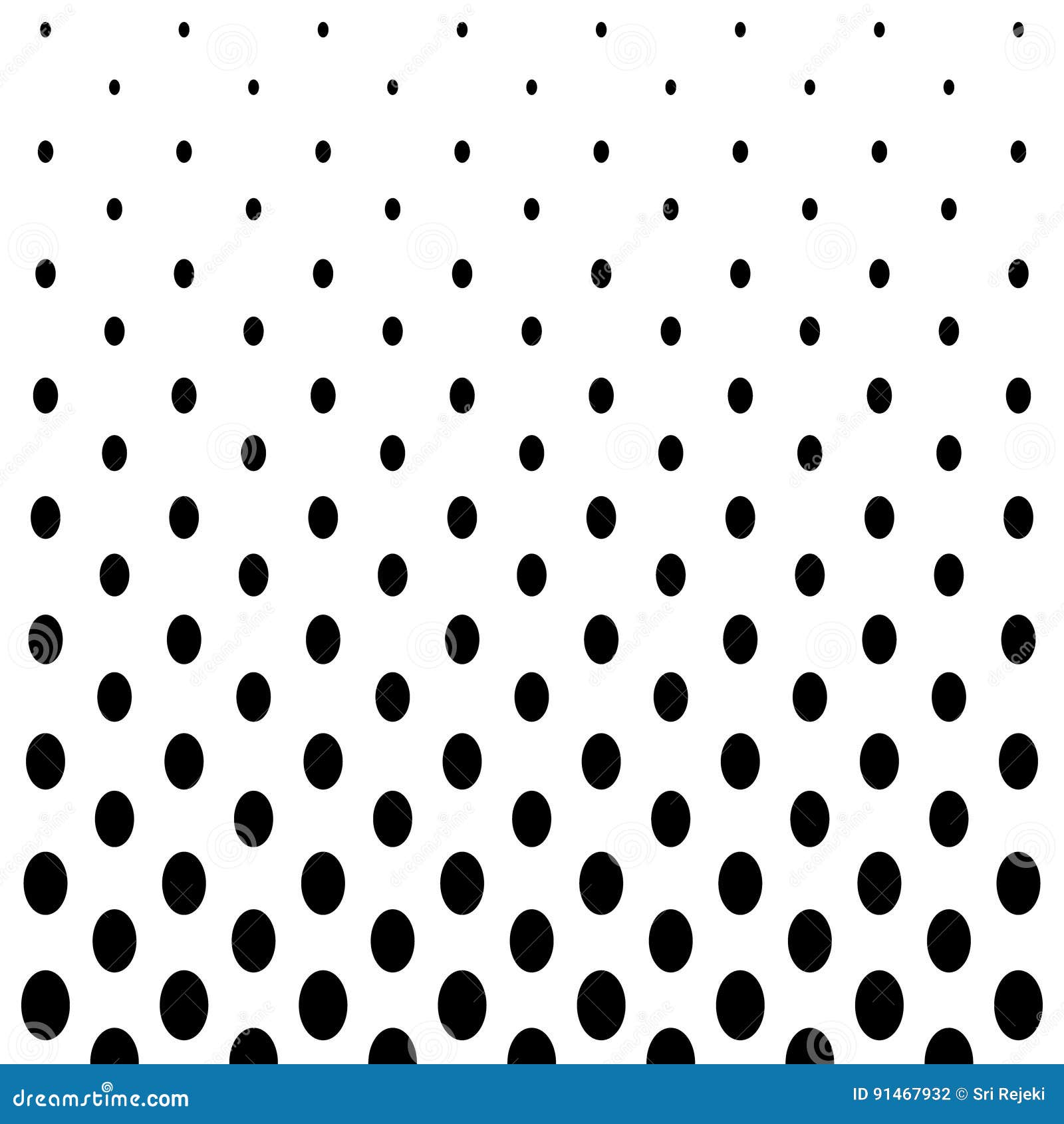 Ellipse Pattern Design Background in Black and White Stock Vector ...