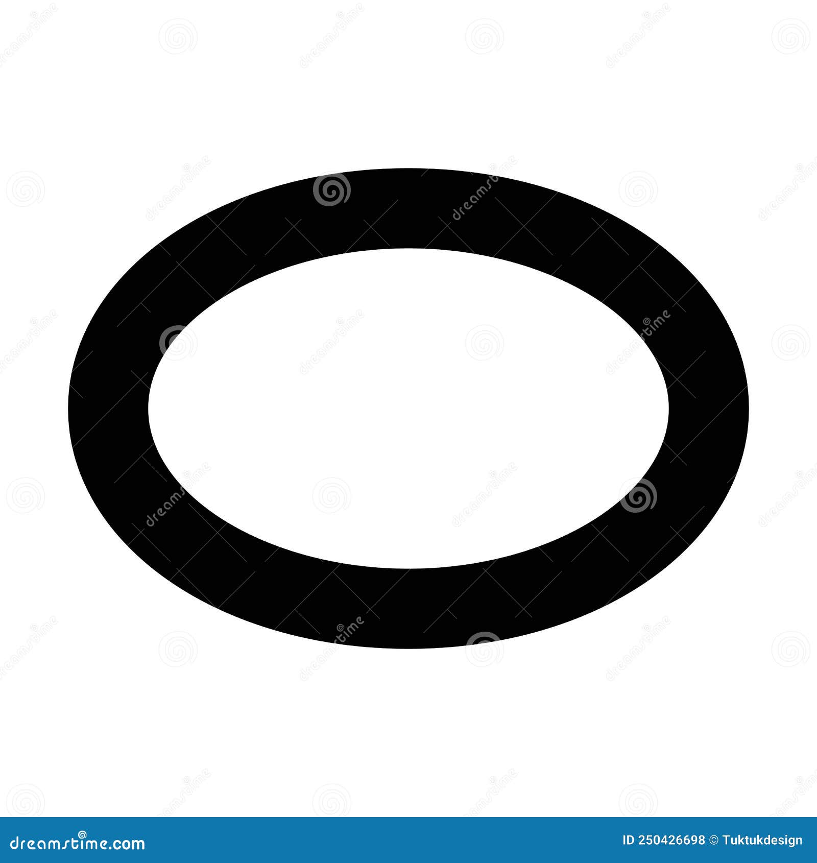 Ellipse Symbol Shape Vector Icon for Creative Graphic Design Ui Element ...