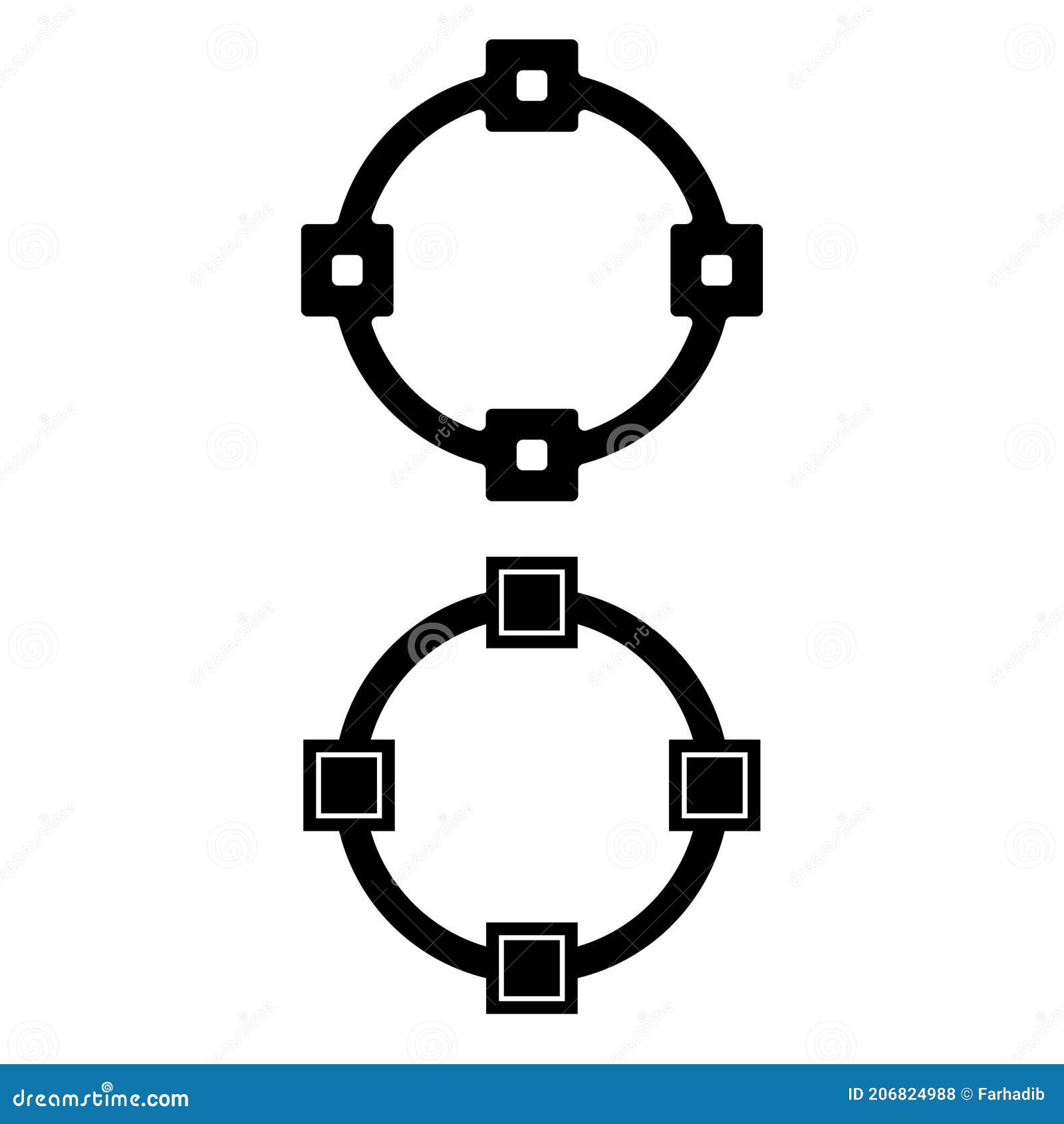 Ellipse Tool Vector Icon Isolated Stock Vector - Illustration of ...