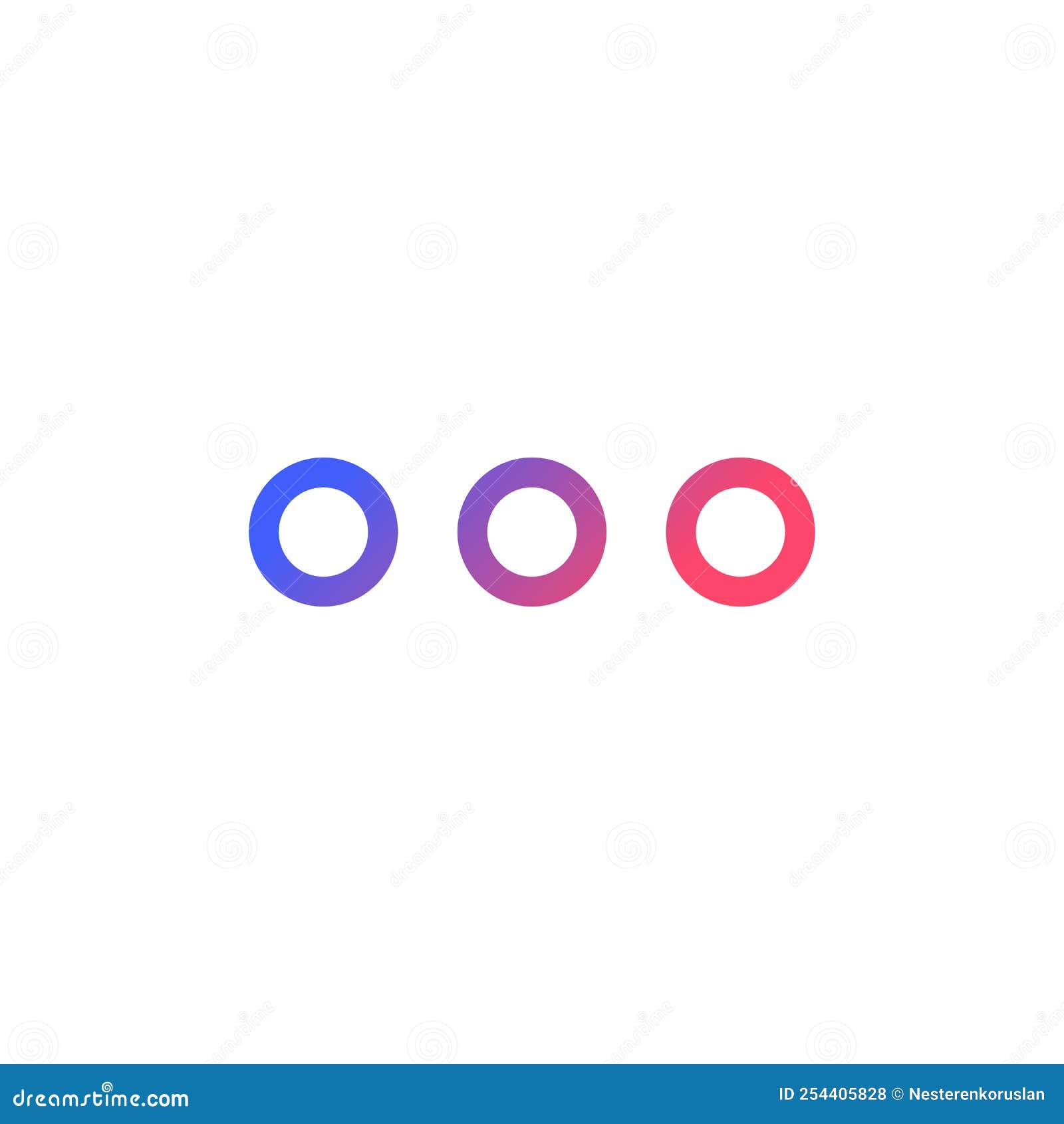 Ellipsis Pixel Perfect Gradient Linear Ui Icon Stock Vector - Illustration of point, contour ...