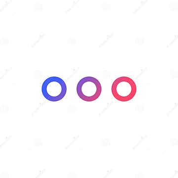 Ellipsis Pixel Perfect Gradient Linear Ui Icon Stock Vector - Illustration of point, contour ...