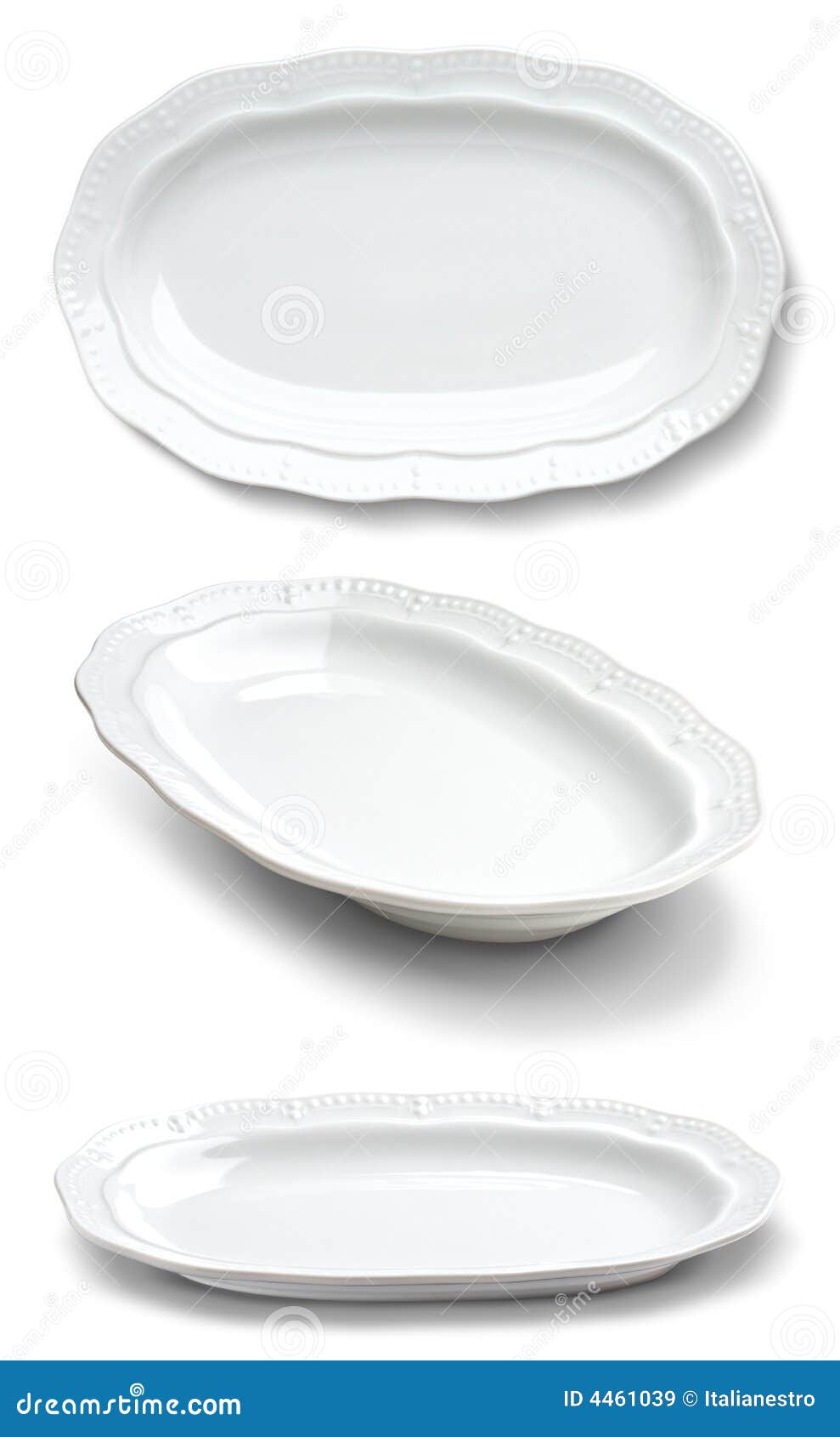 Elliptic plate samples stock image. Image of faience, piece - 4461039