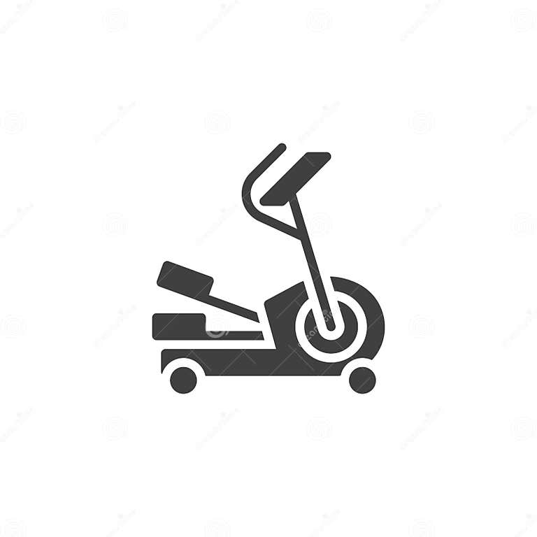 Elliptical Machine Vector Icon Stock Vector - Illustration of pixel ...