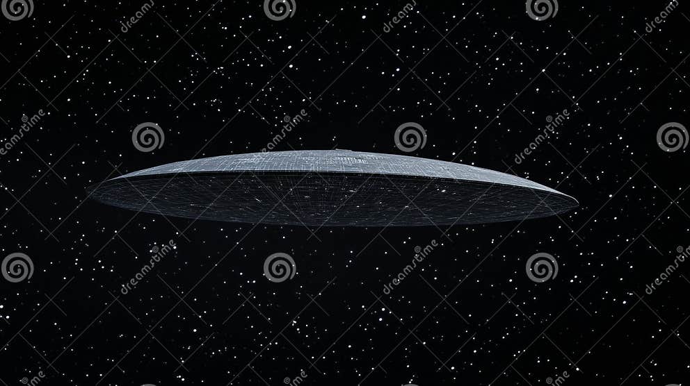 An Elliptical, Transparent Shell Holding the Universe Stock Image ...