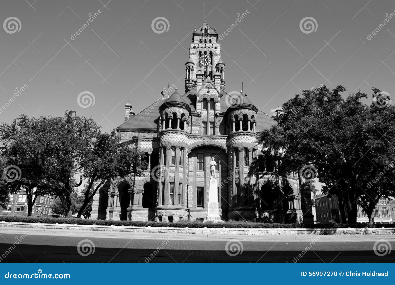Ellis County Courthouse, Tx Stock Photo - Image of building, courthouse ...