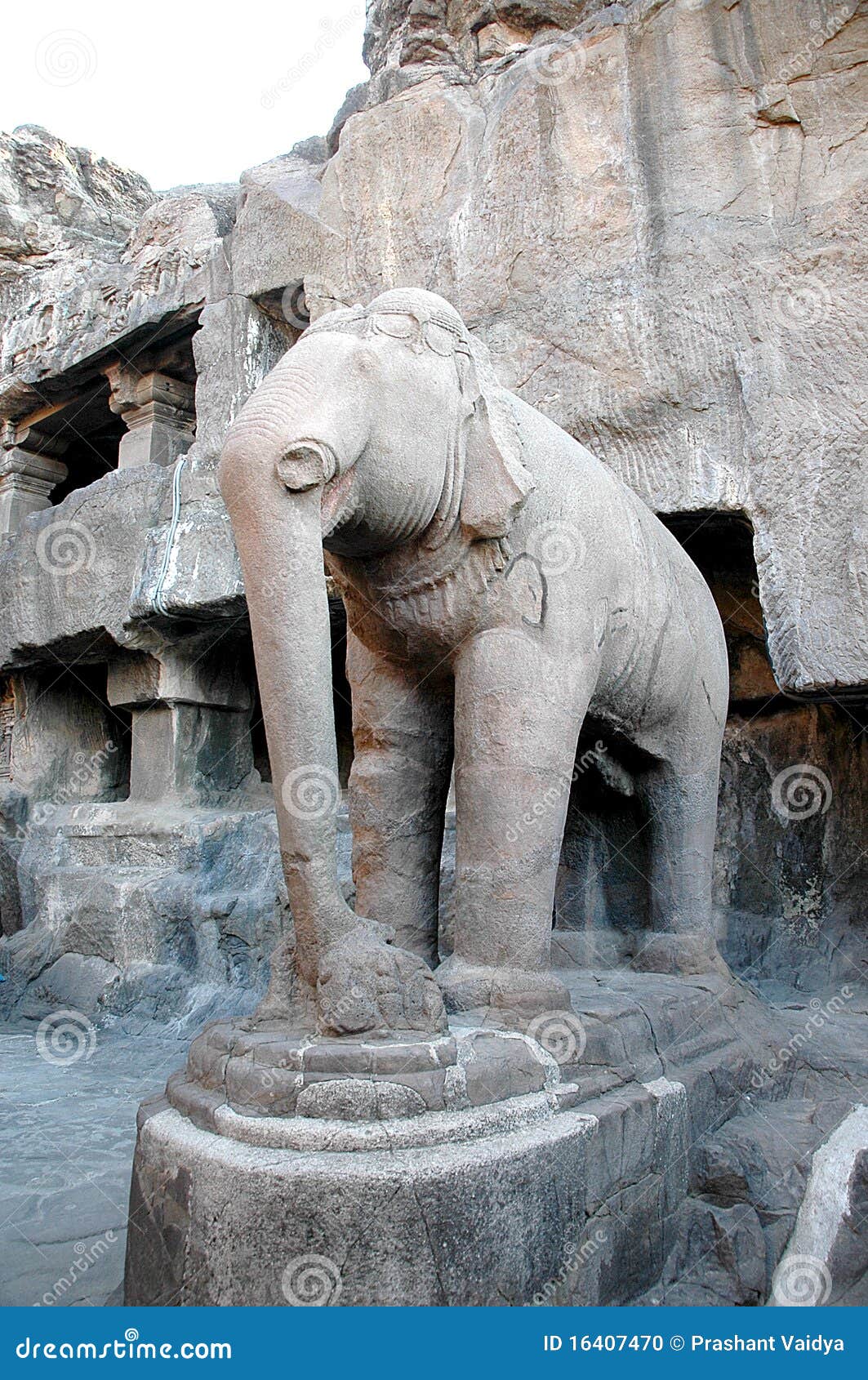 Ellora Caves stock photo. Image of ellora, outside, monastic - 16407470