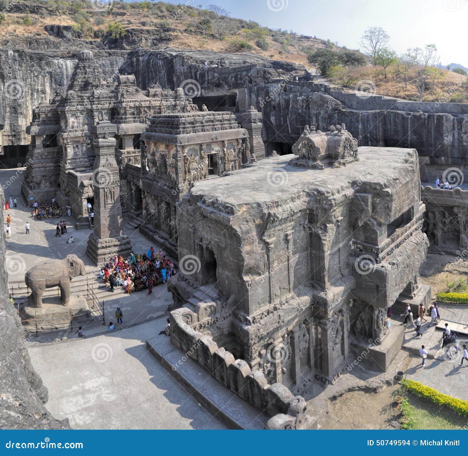 Ellora caves in India stock photo. Image of ellora, heritage - 50749594