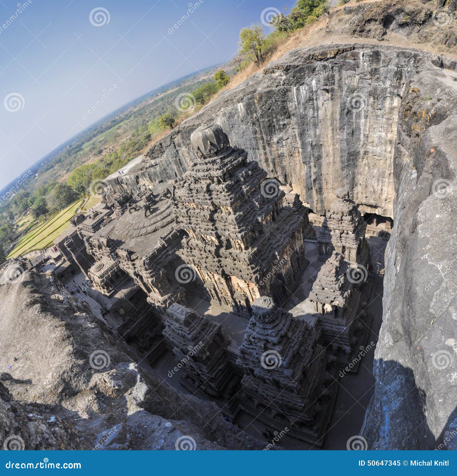 Ellora caves in India stock image. Image of cave, site - 50647345
