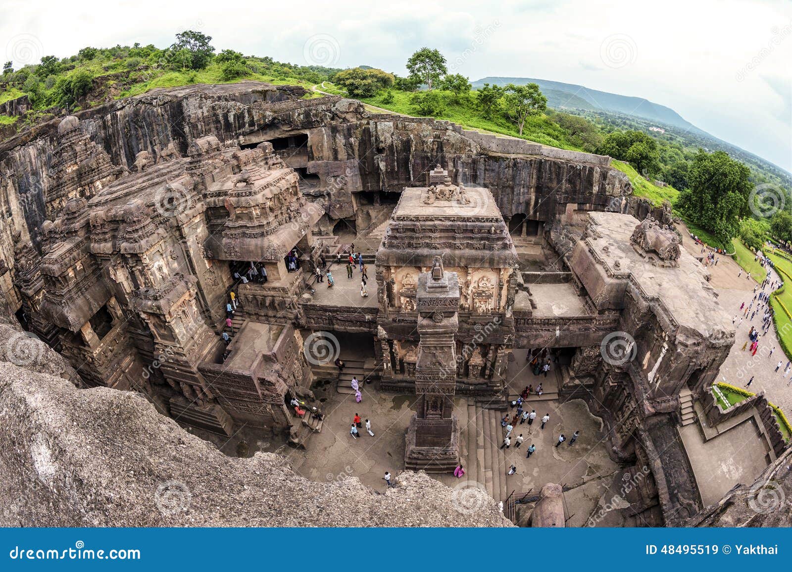 Ellora caves stock image. Image of craftsmanship, religious - 48495519