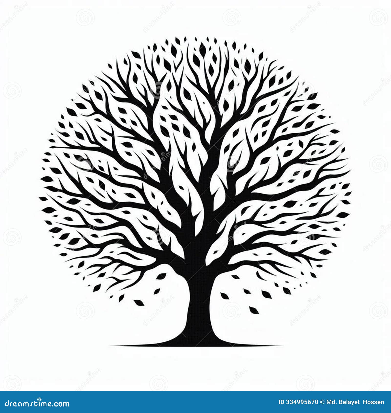 Elm Tree Silhouette Vector Royalty-Free Stock Image | CartoonDealer.com ...