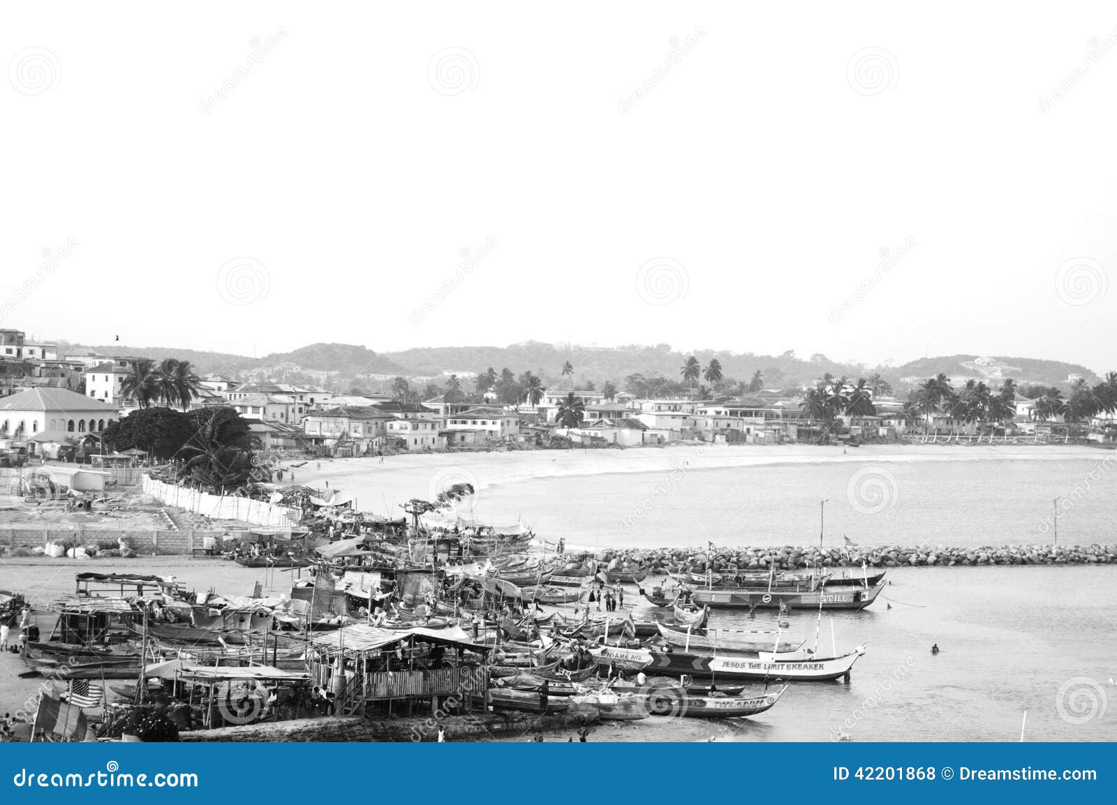 Elmina Town in Ghana editorial stock photo. Image of elmina - 42201868