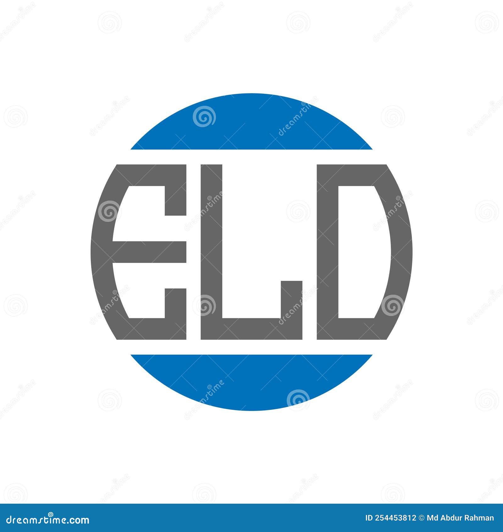 ELO Letter Logo Design on White Background. ELO Creative Initials ...