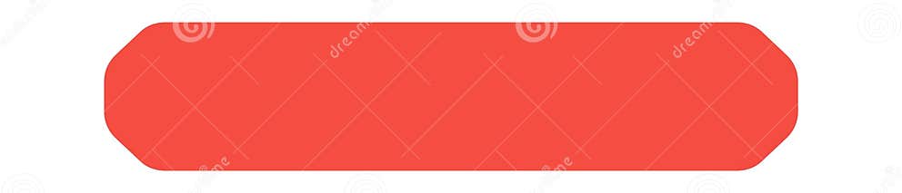 Elongated Geometric Shape Red Frame Stock Illustration - Illustration ...