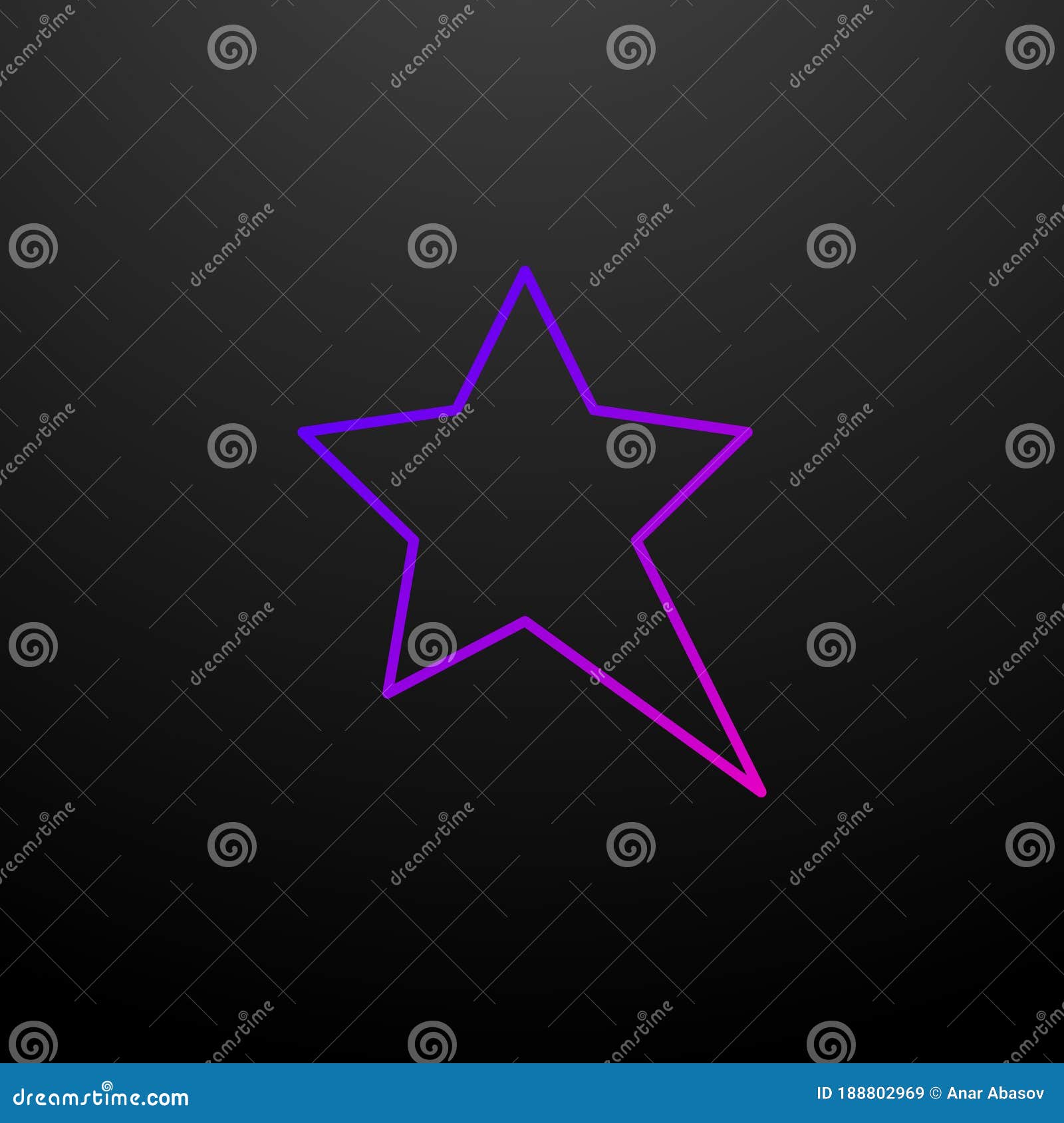 Elongated Star Silhouette Vector Art White Background | CartoonDealer ...