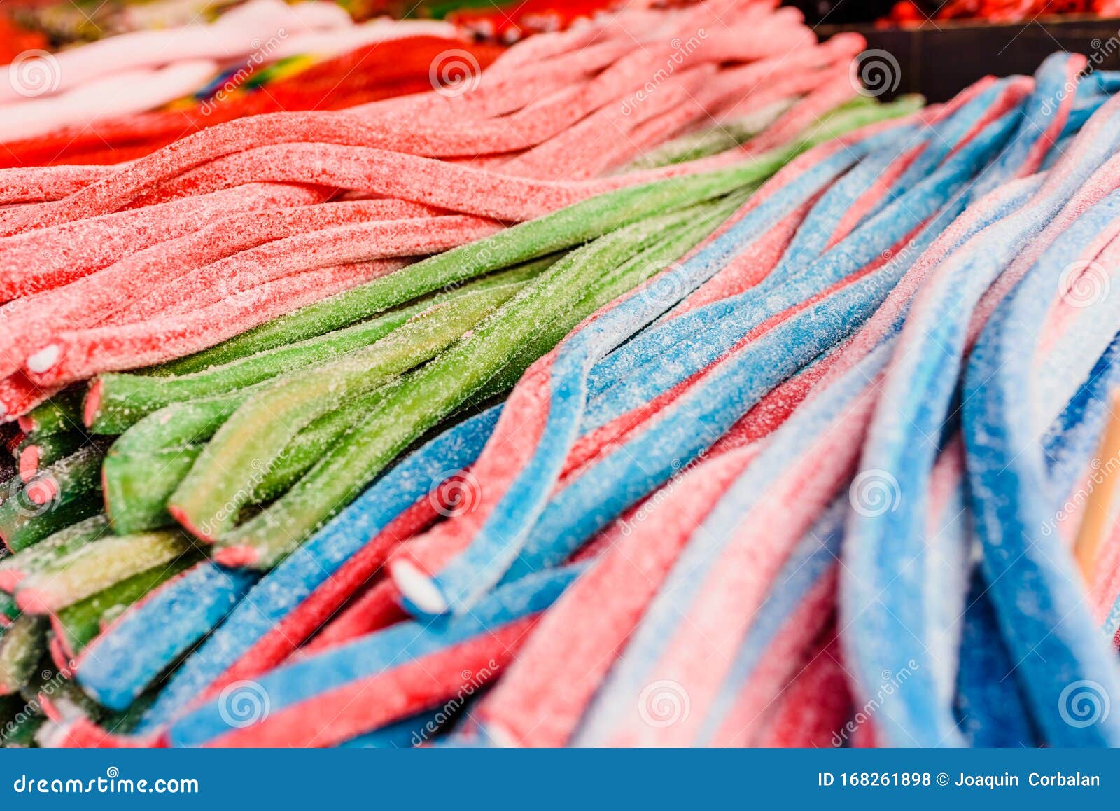 Elongated Sweets of Many Colors Stock Photo - Image of caramel, comfit ...
