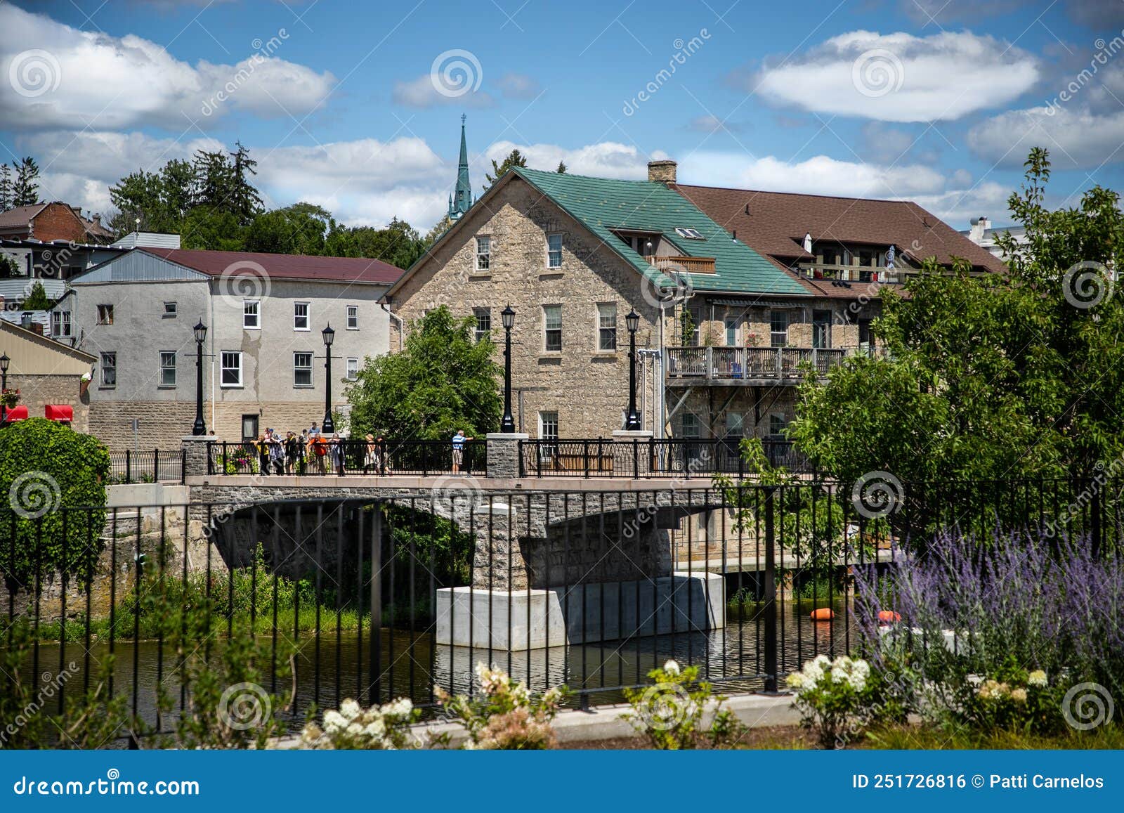 Elora, Ontario, Canada - 05 15 2022: Carefully Renovated Historic Elora ...