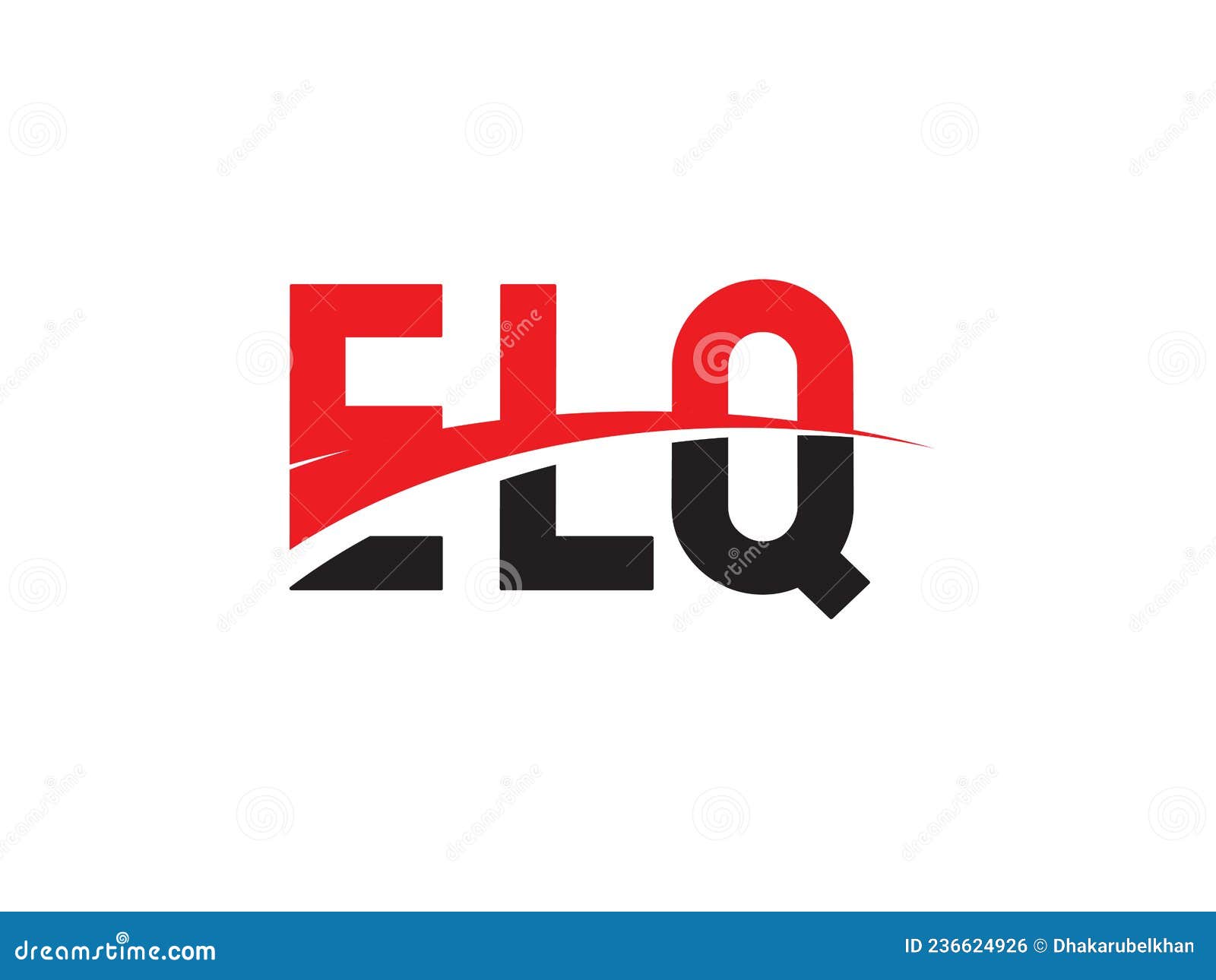ELQ Letter Initial Logo Design Vector Illustration Stock Vector ...