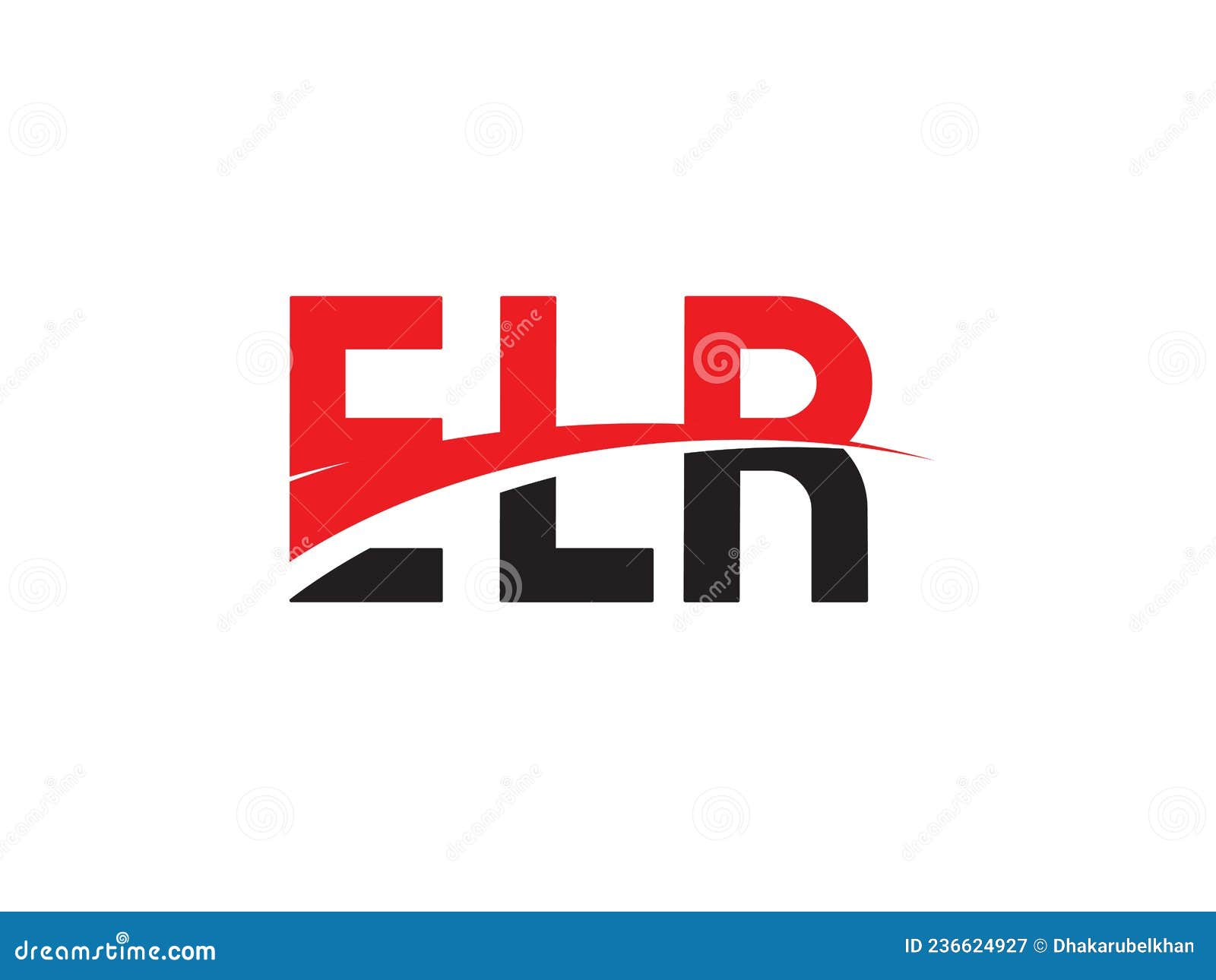ELR Letter Initial Logo Design Vector Illustration Stock Vector ...