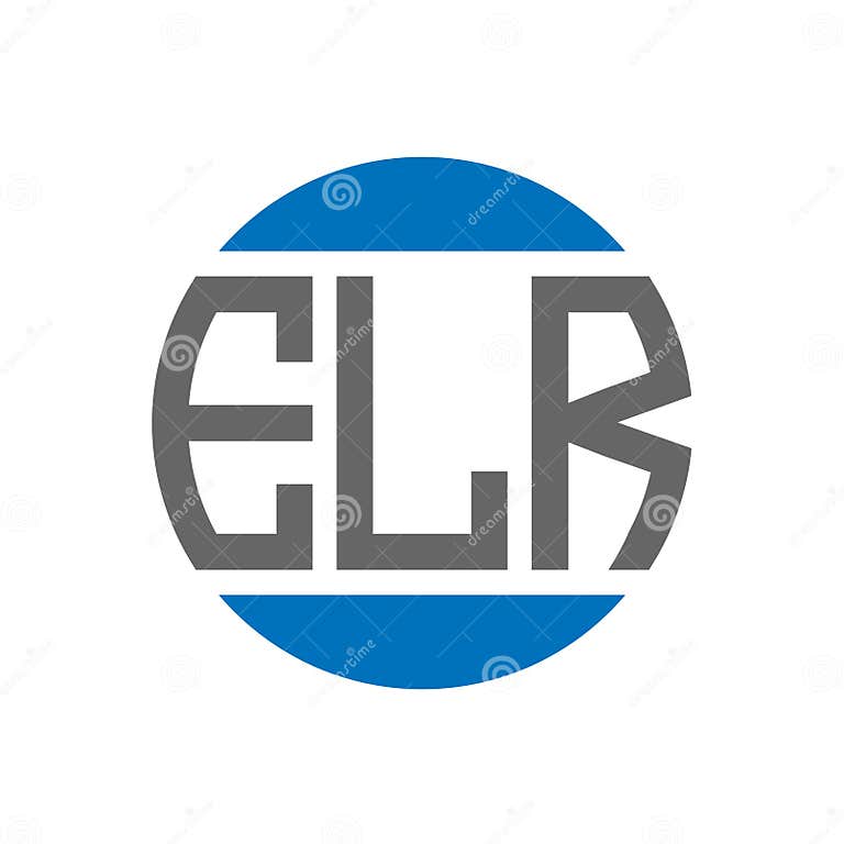 ELR Letter Logo Design on White Background. ELR Creative Initials ...