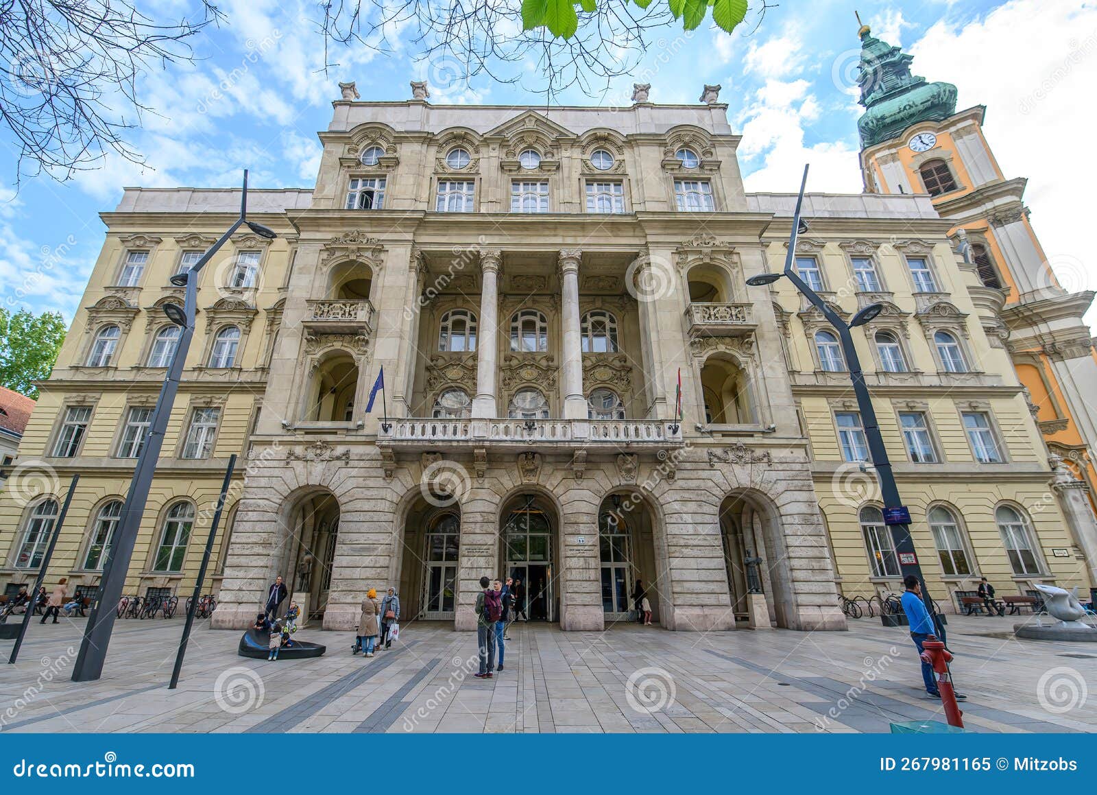 ELTE - Budapest University Library in Budapest, Hungary Editorial Image ...