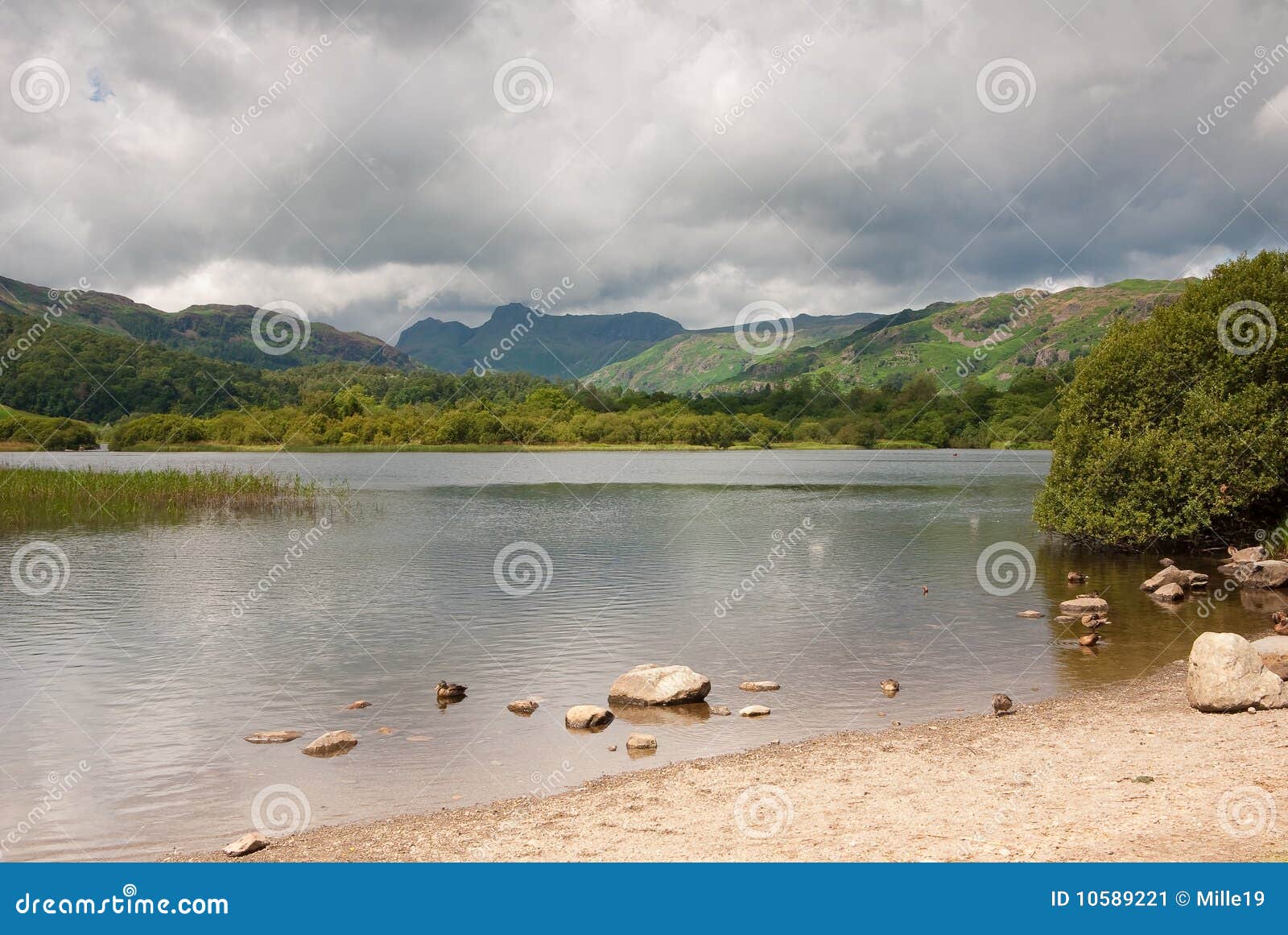 Elterwater stock image. Image of english, cumbria, england - 10589221