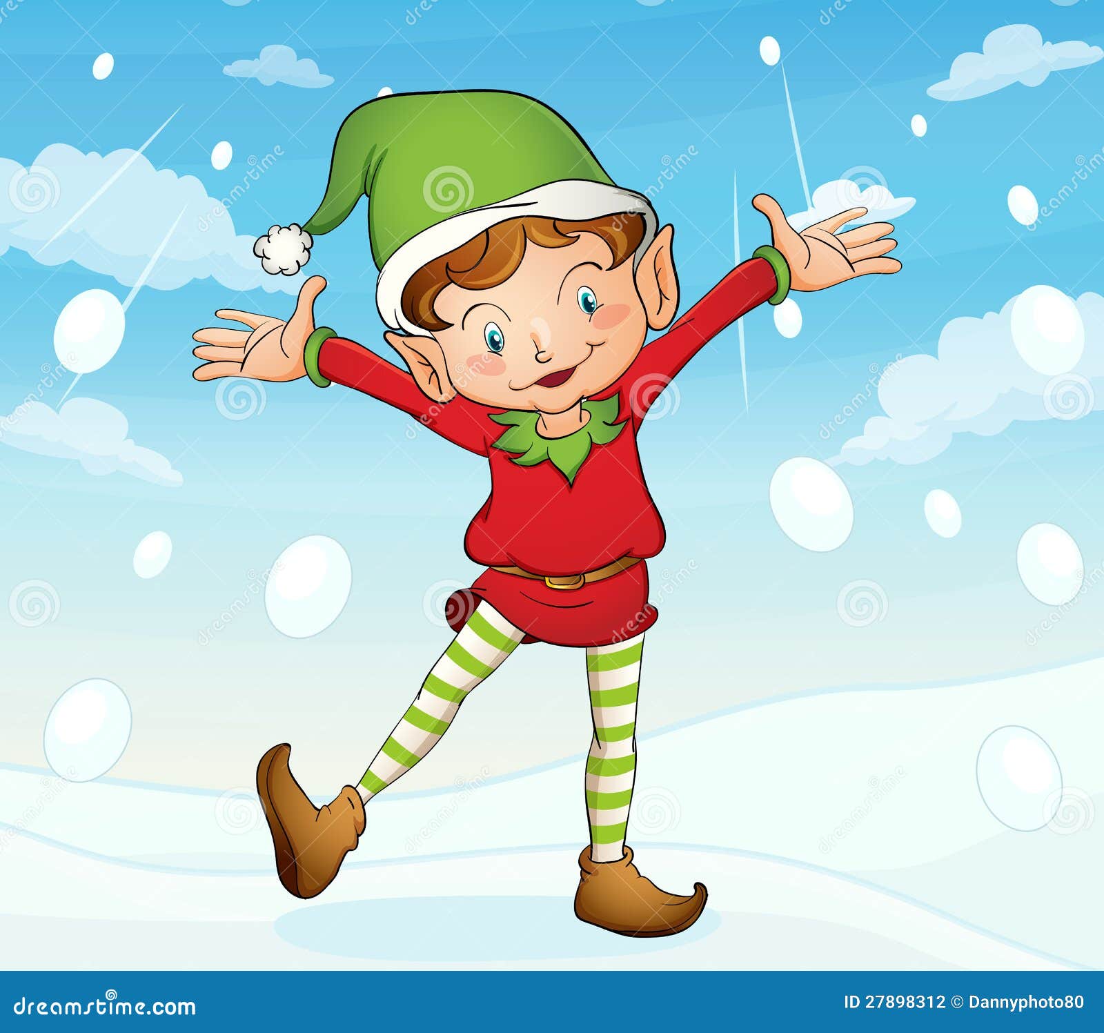 An elve stock illustration. Illustration of male, cartoon - 27898312